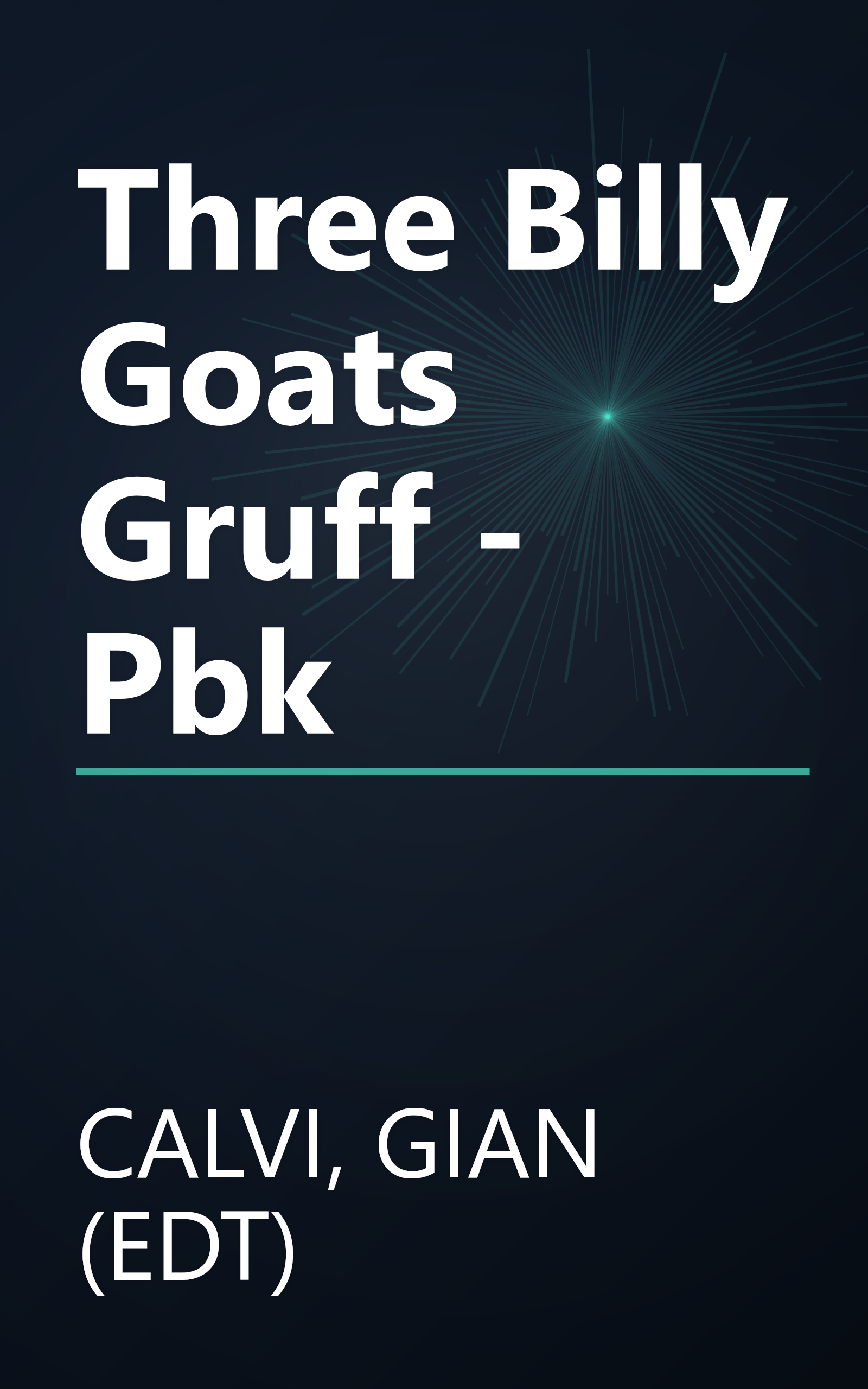 Three Billy Goats Gruff - Pbk book cover