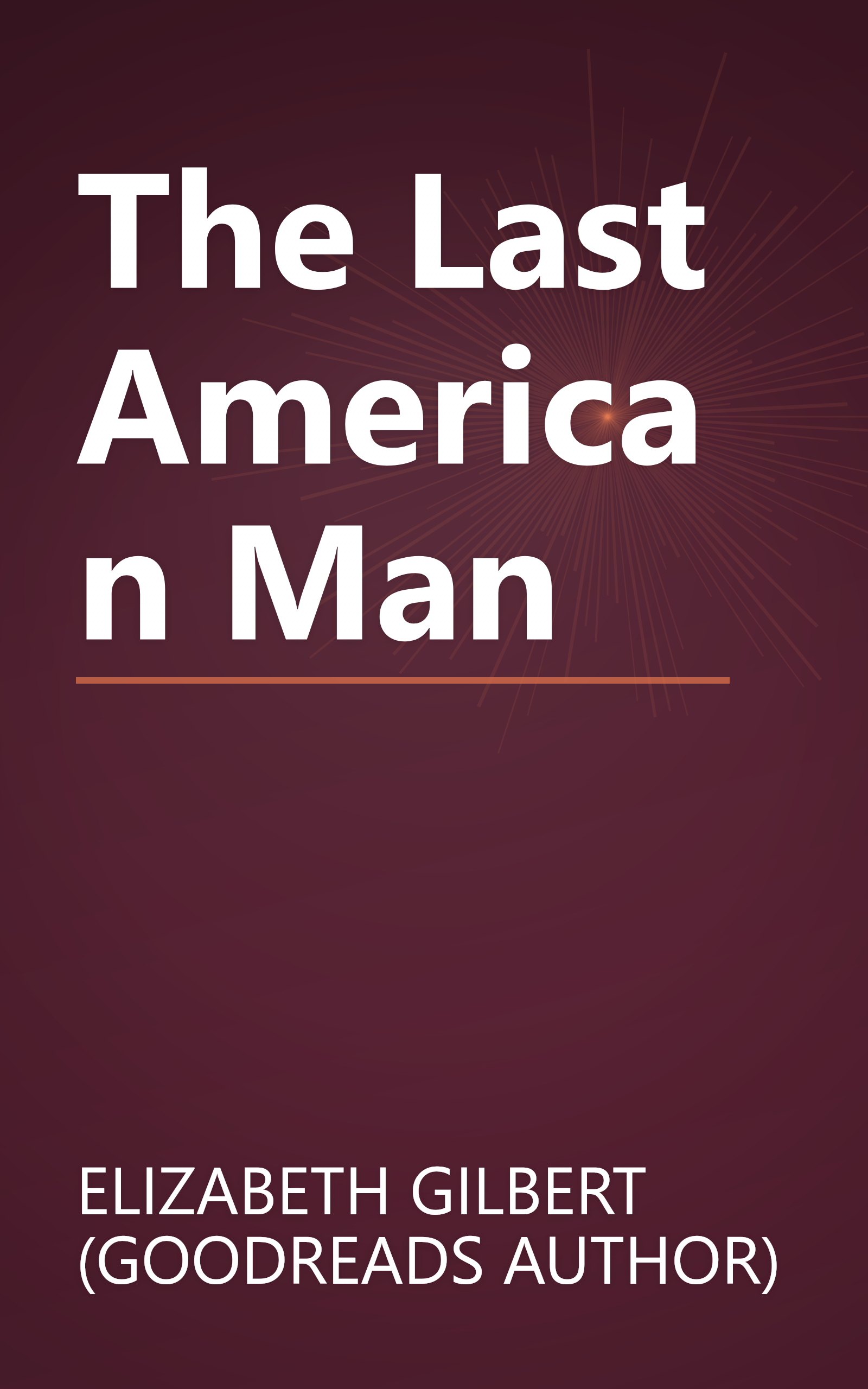 The Last American Man book cover