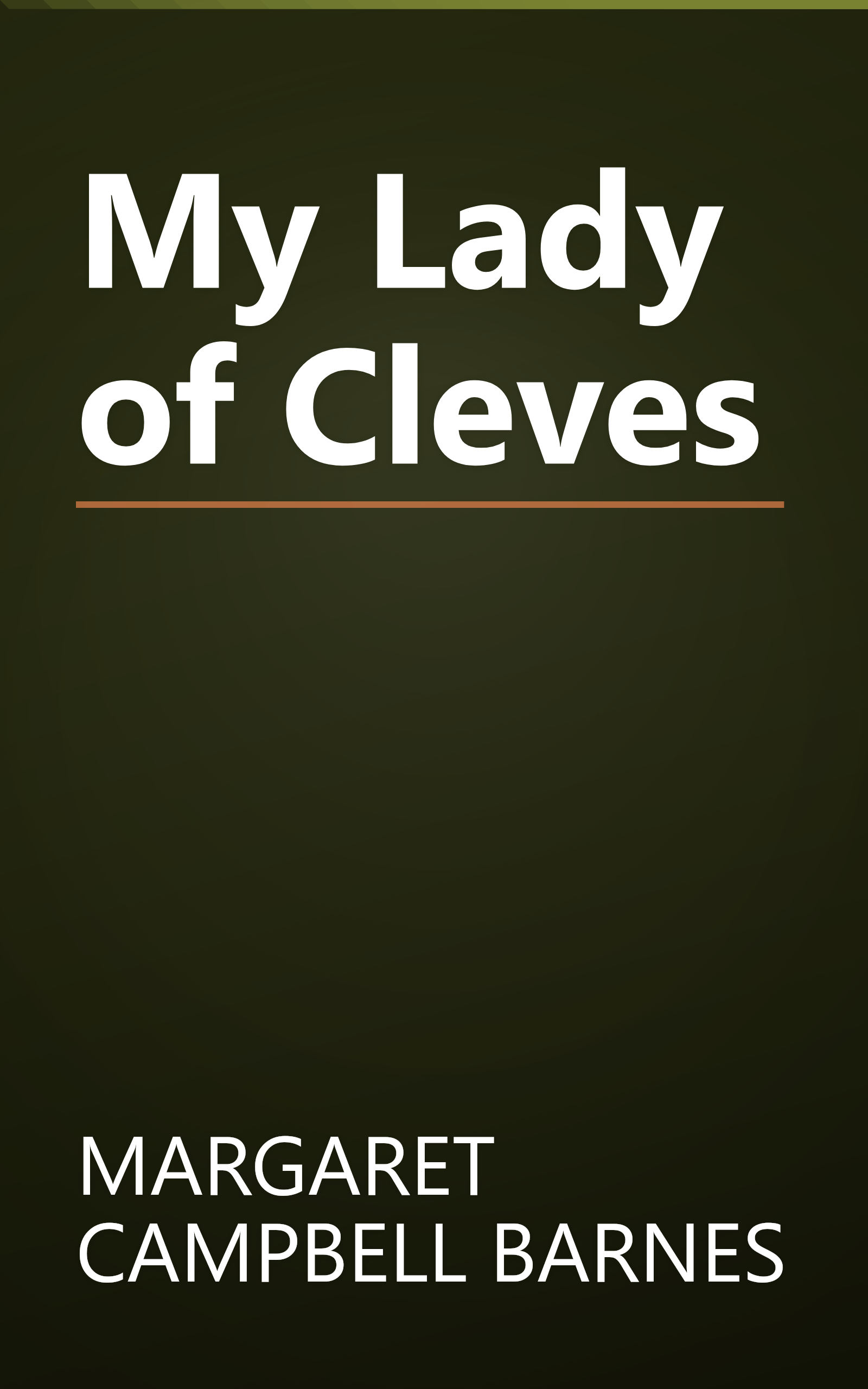 My Lady of Cleves book cover