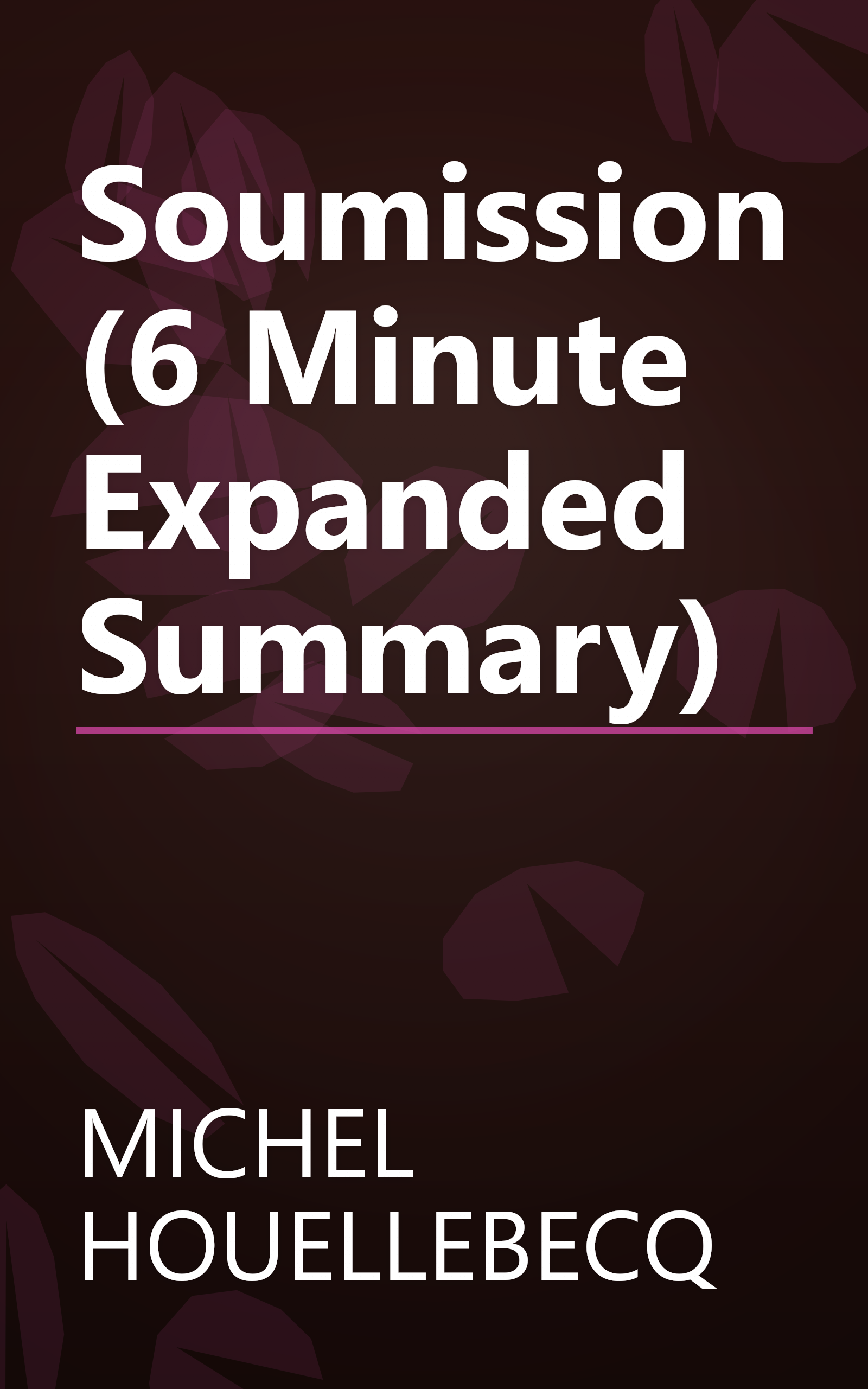 Soumission (6 Minute   Expanded Summary) book cover