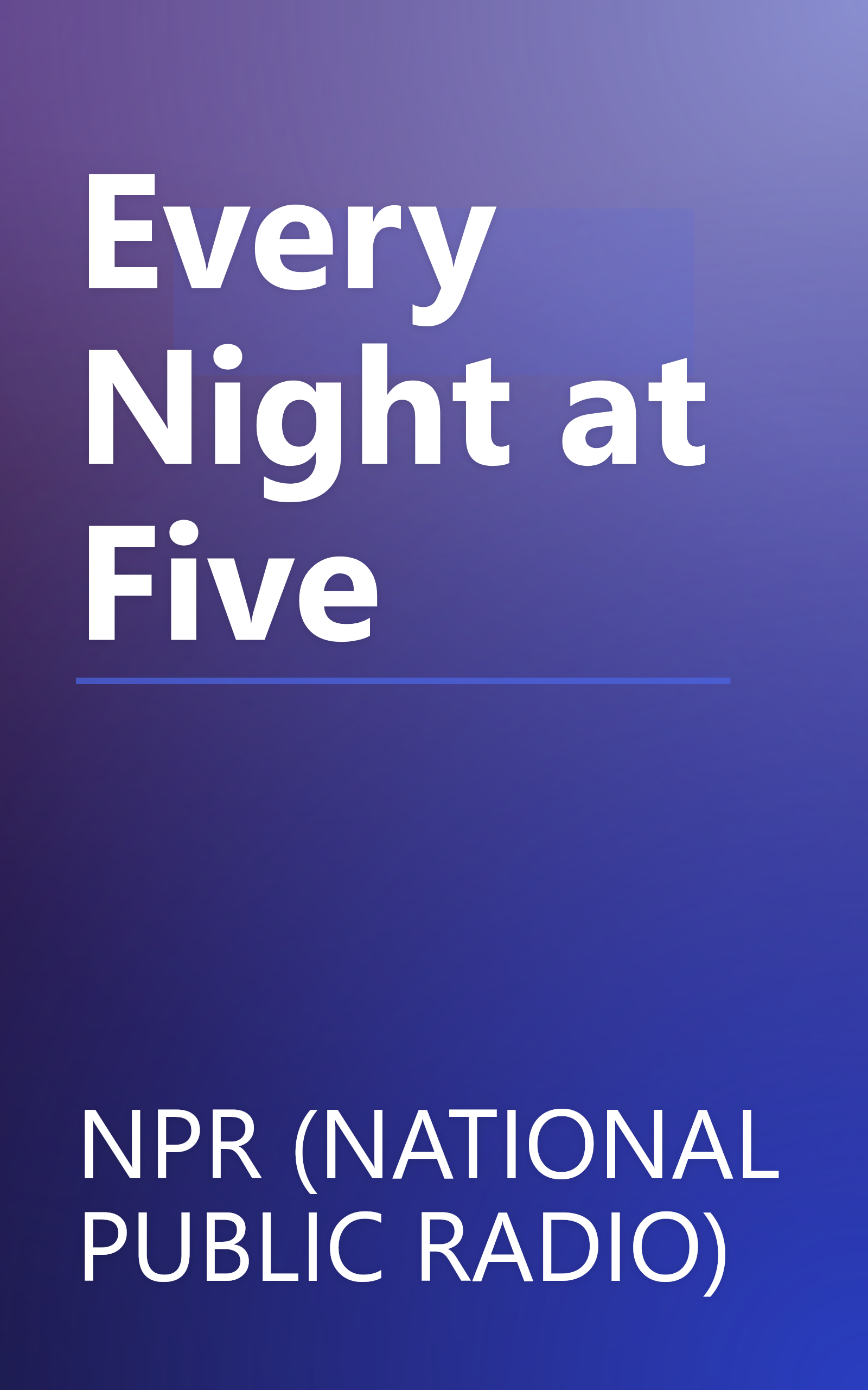 Every Night at Five book cover
