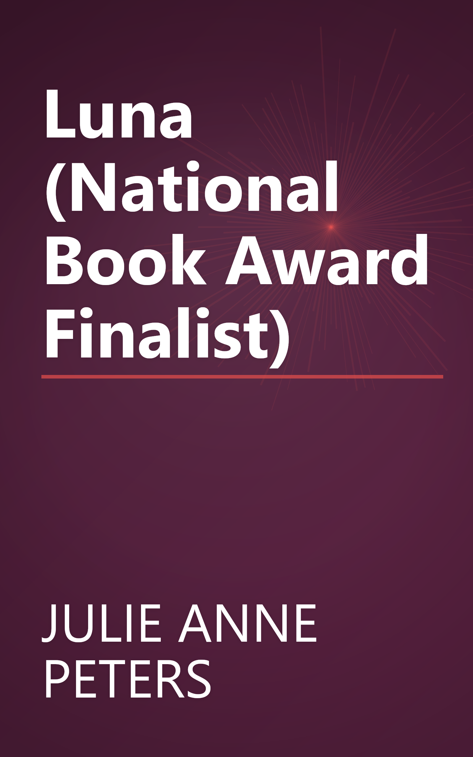 Luna (National Book Award Finalist) book cover