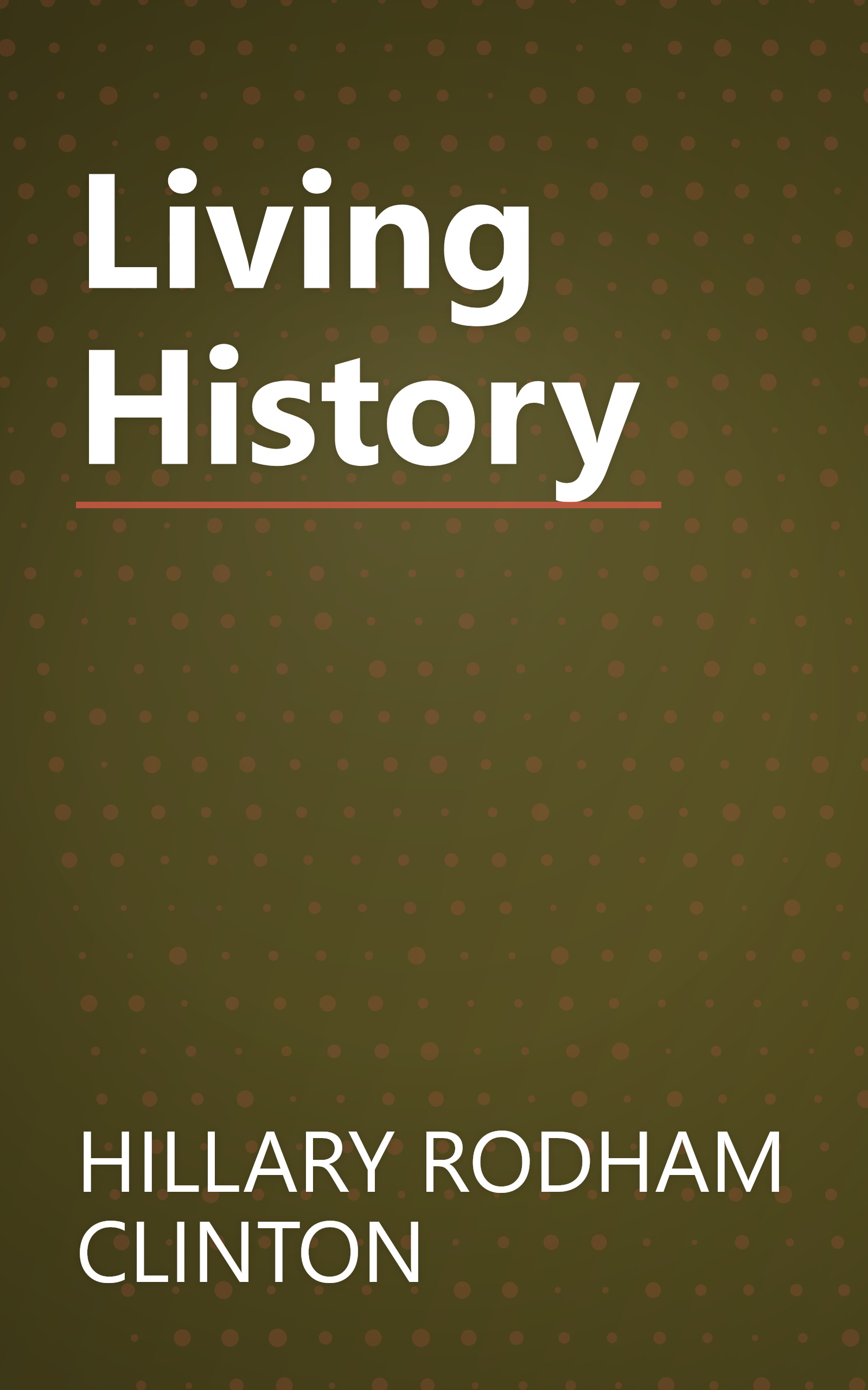 Living History book cover