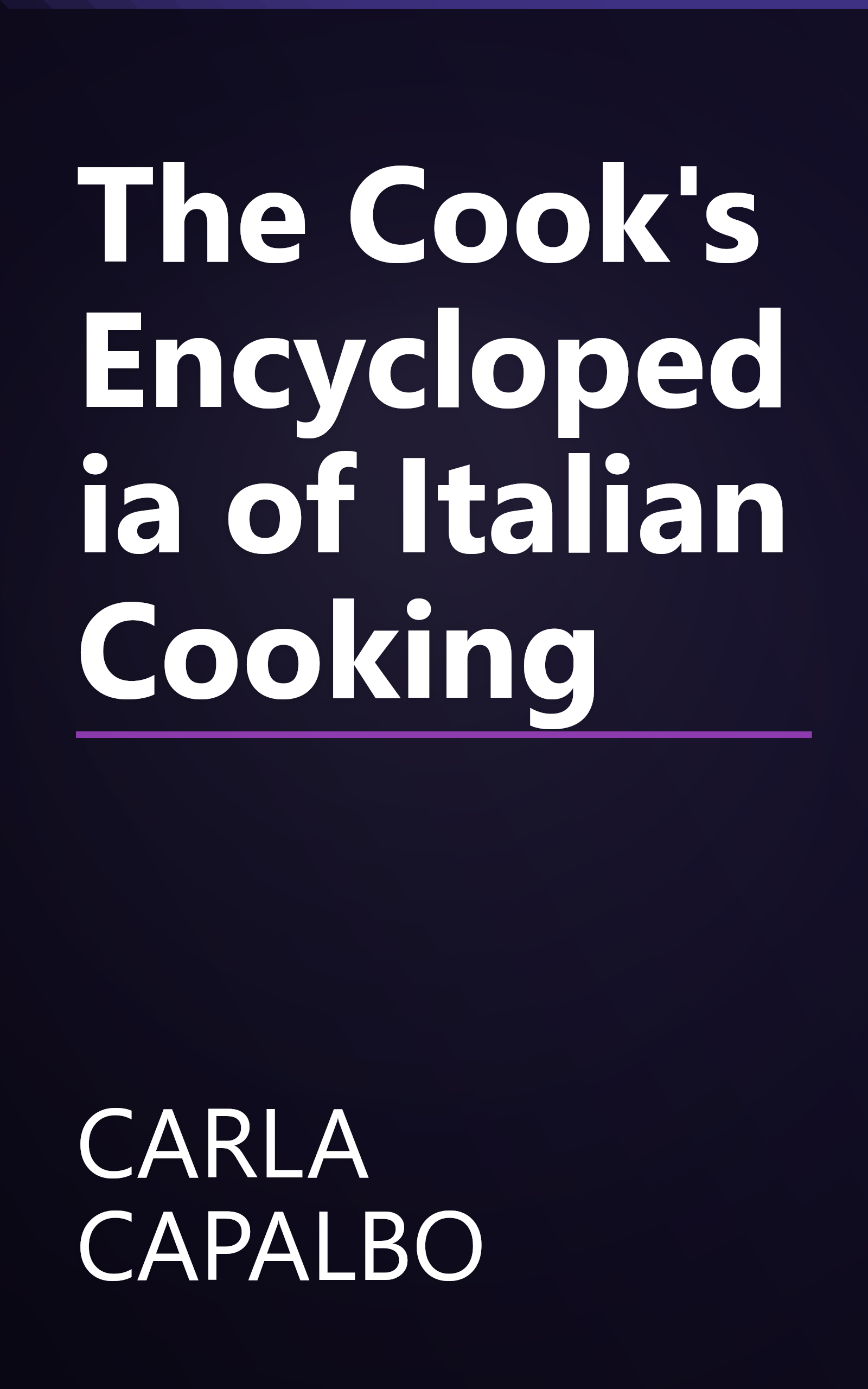 The Cook's Encyclopedia of Italian Cooking book cover