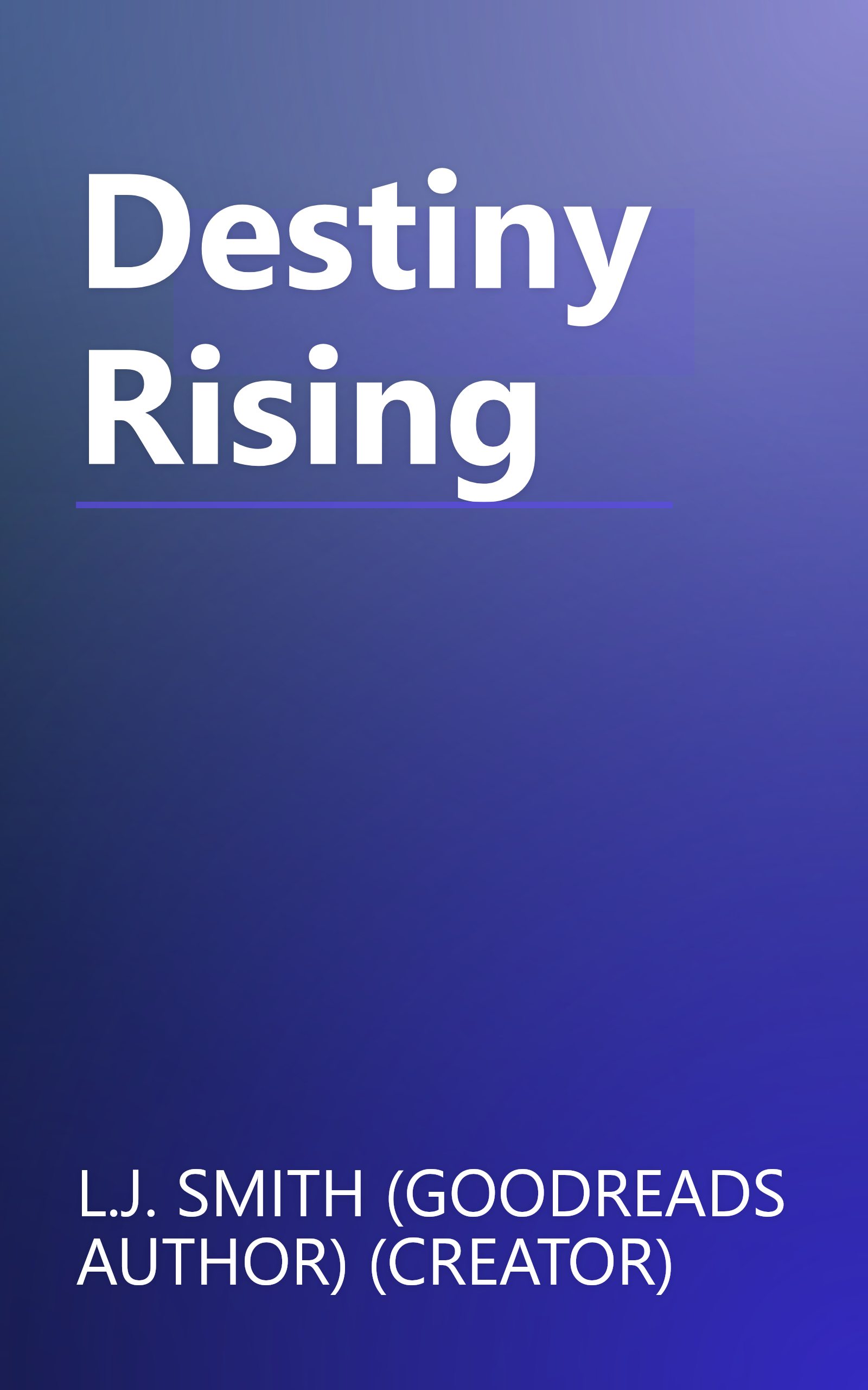 Destiny Rising book cover