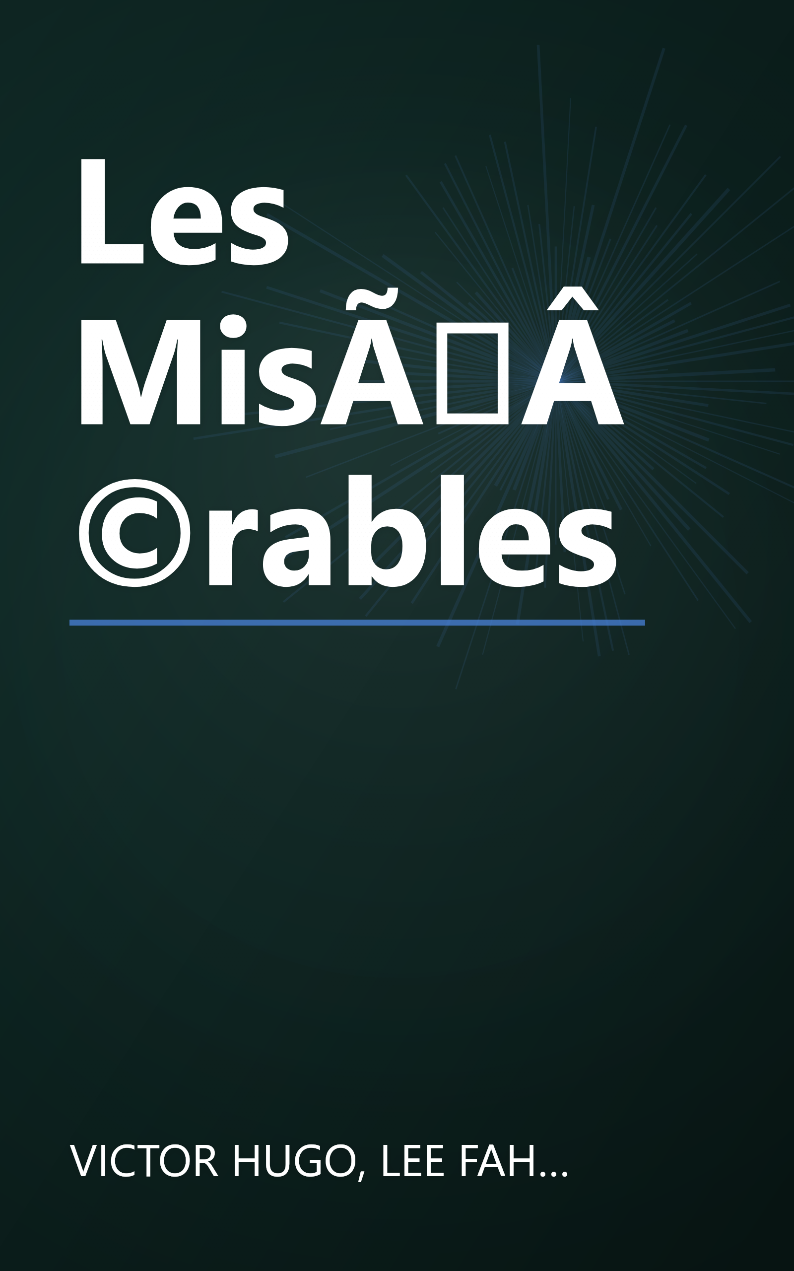 Les MisÃÂ©rables book cover
