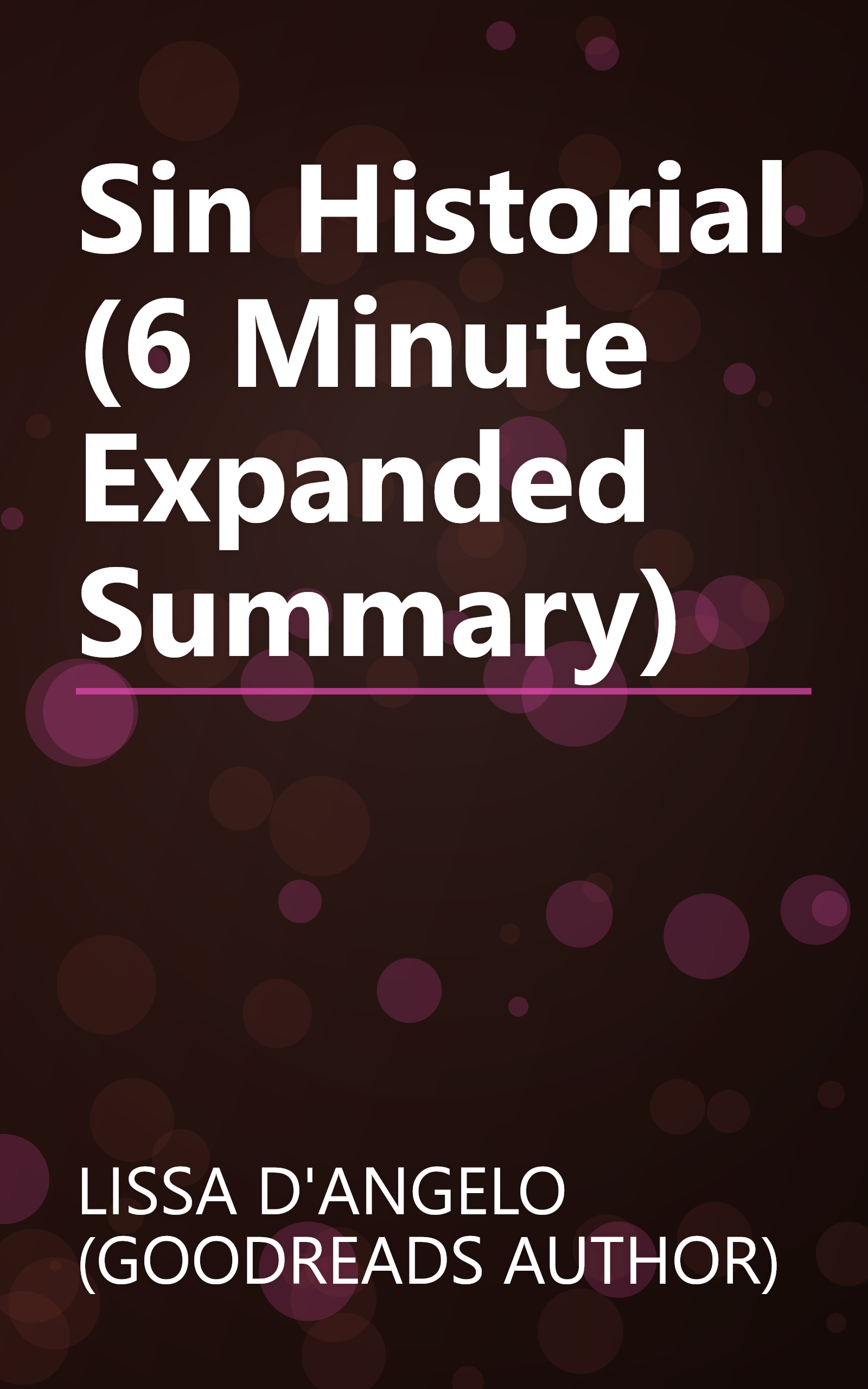 Sin Historial (6 Minute   Expanded Summary) book cover