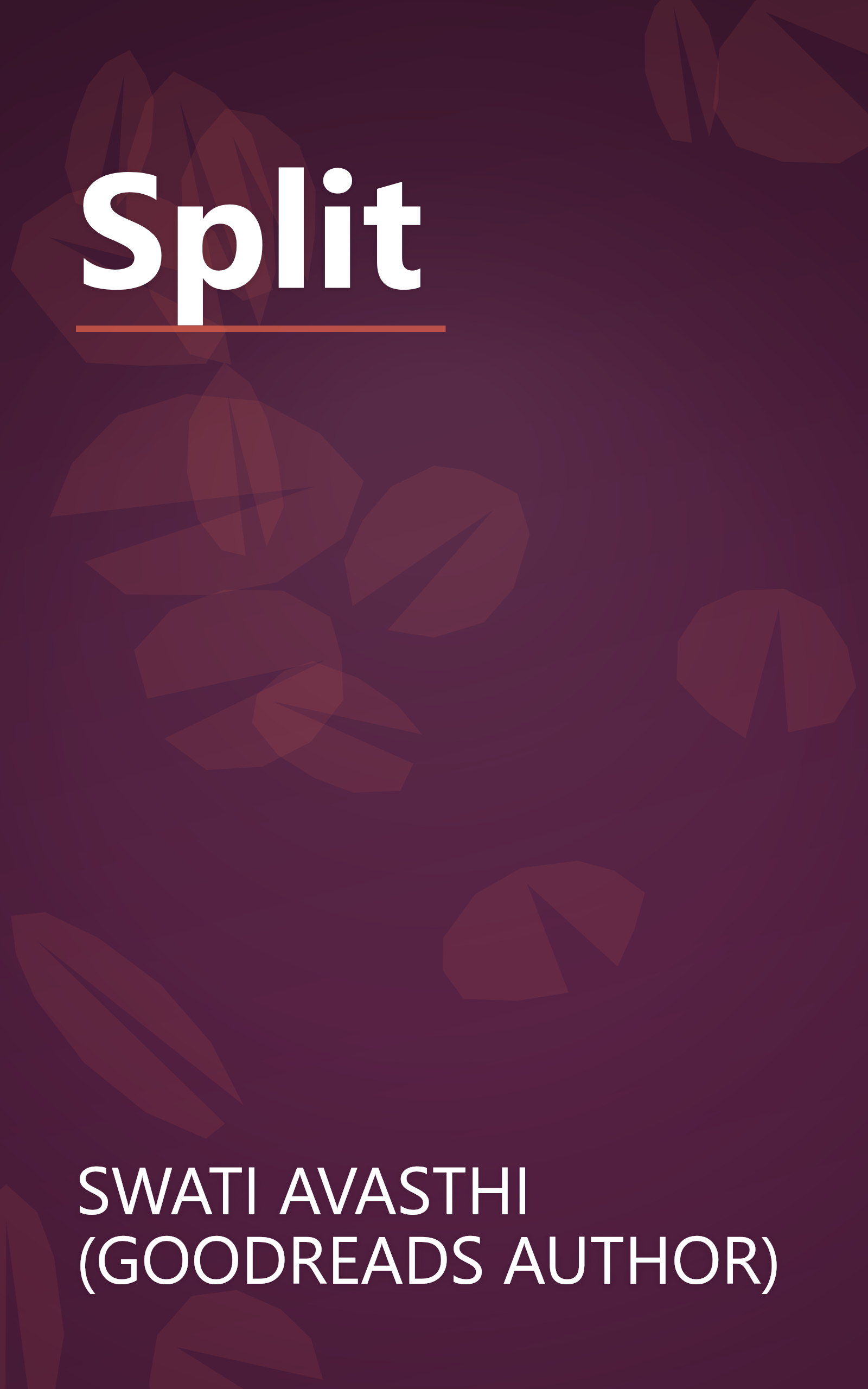 Split book cover
