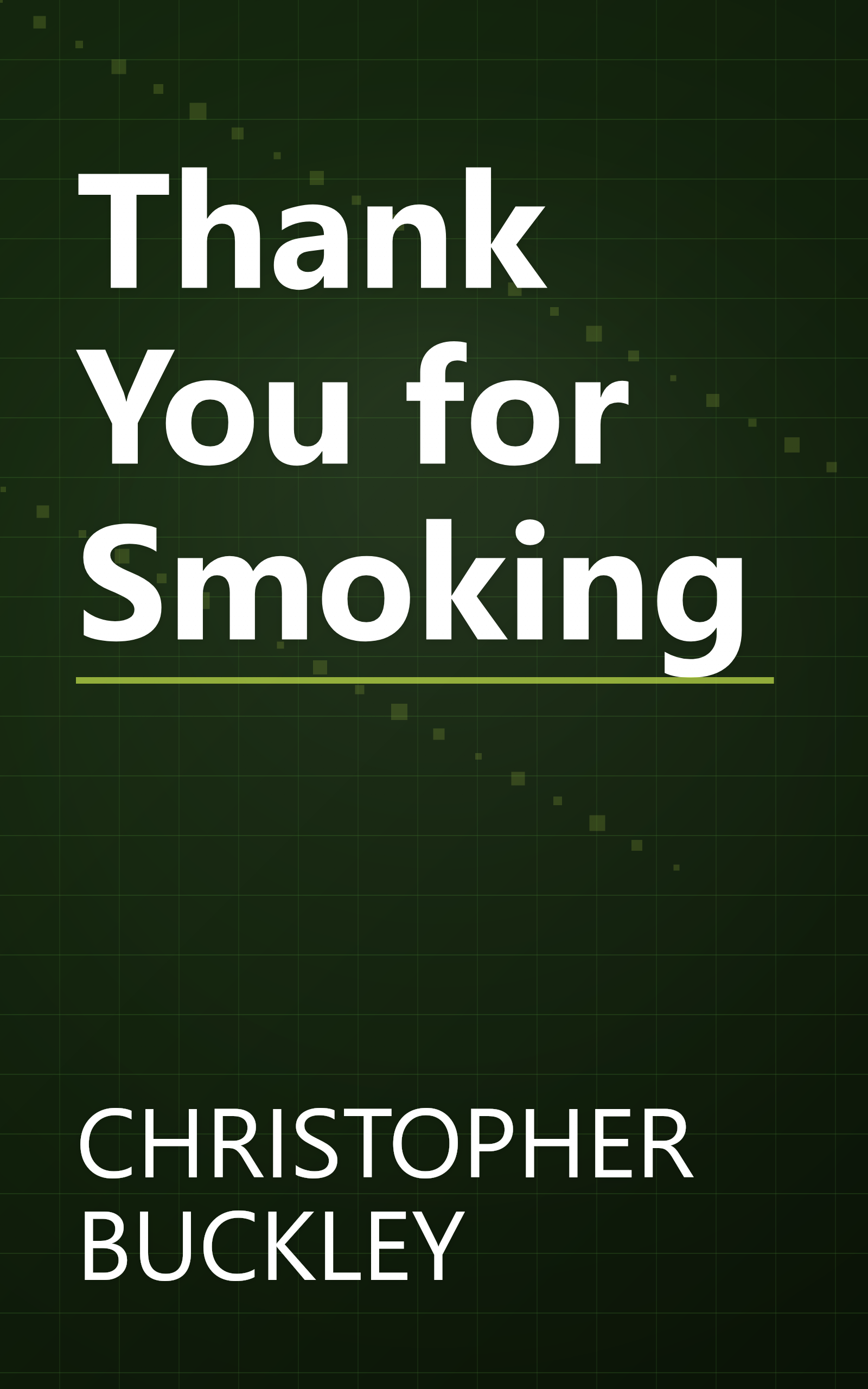 Thank You for Smoking book cover