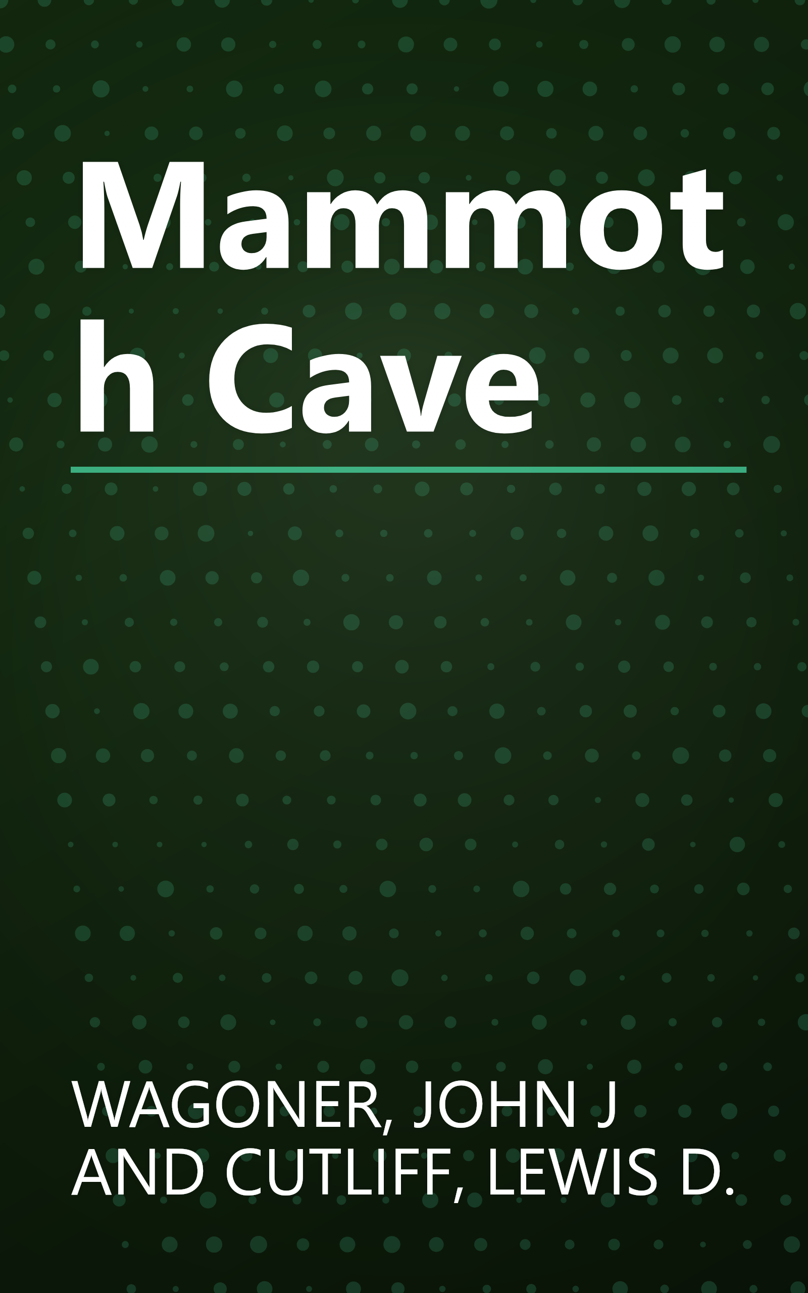 Mammoth Cave book cover