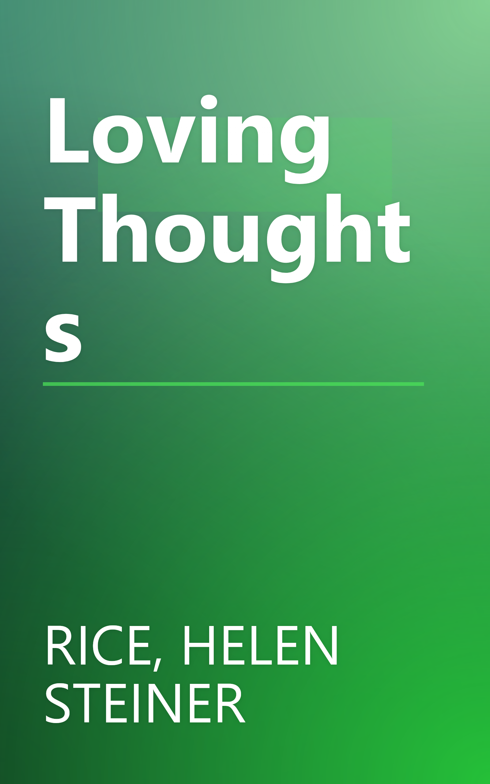 Loving Thoughts book cover