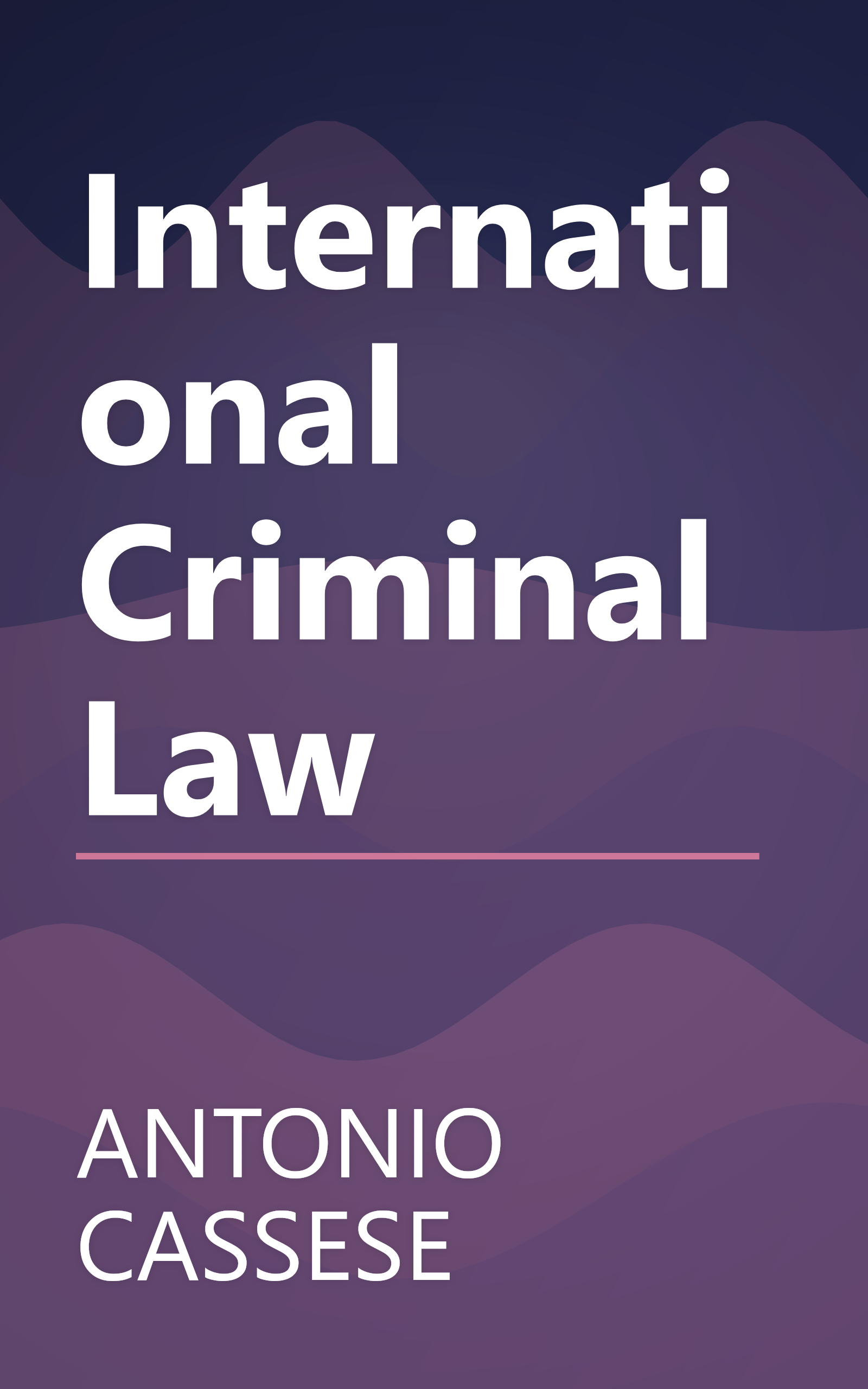 International Criminal Law book cover