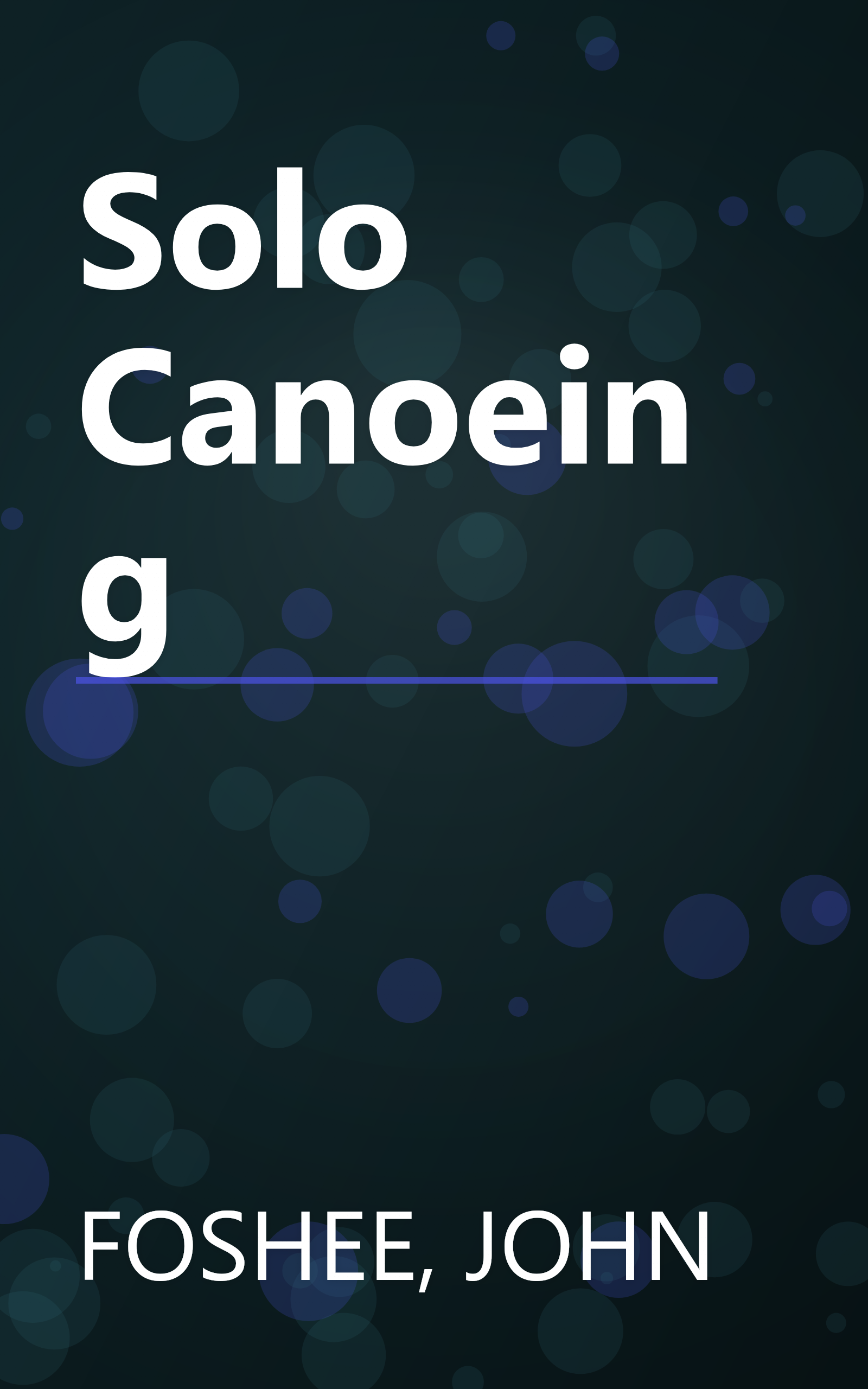 Solo Canoeing book cover