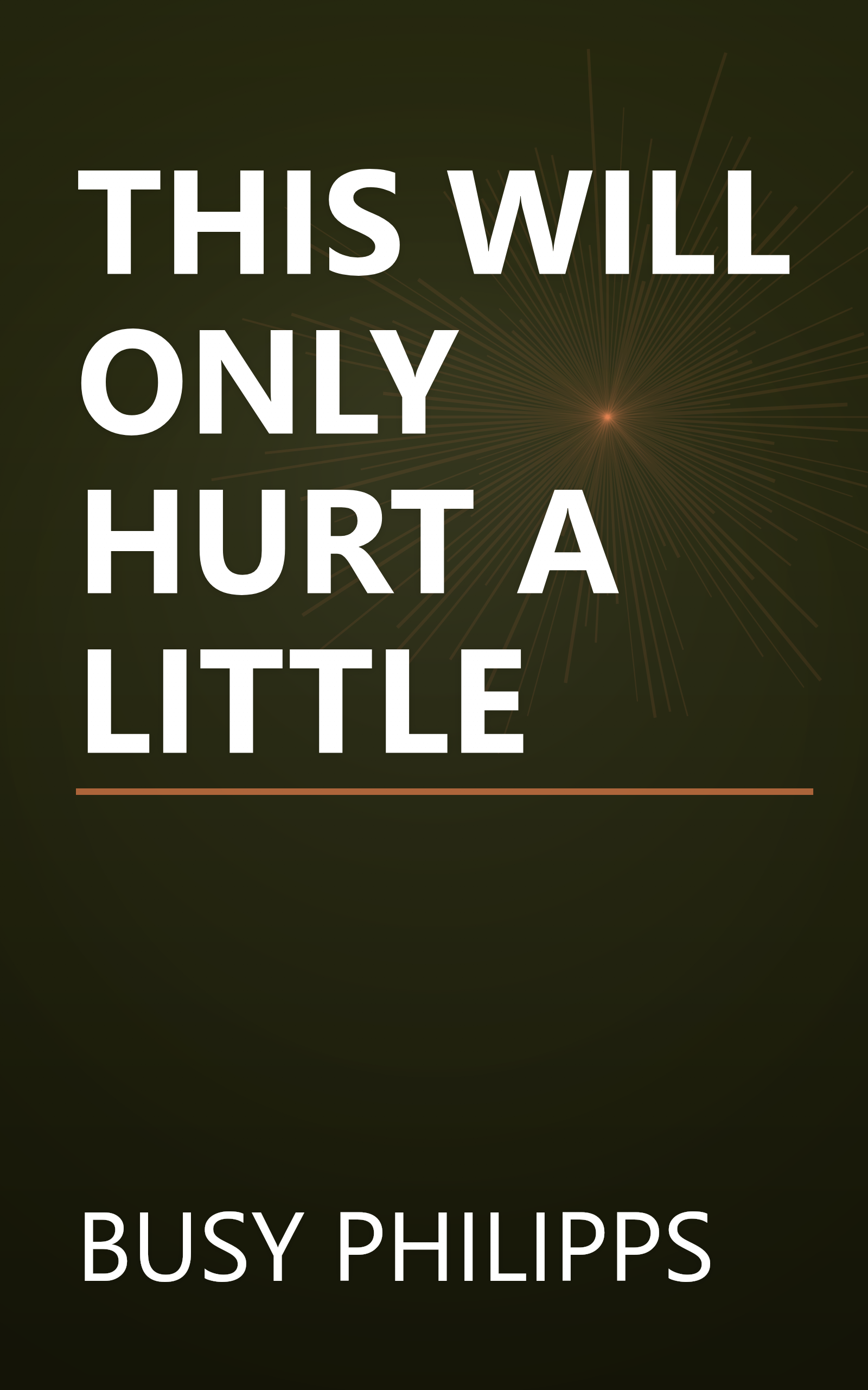 THIS WILL ONLY HURT A LITTLE book cover