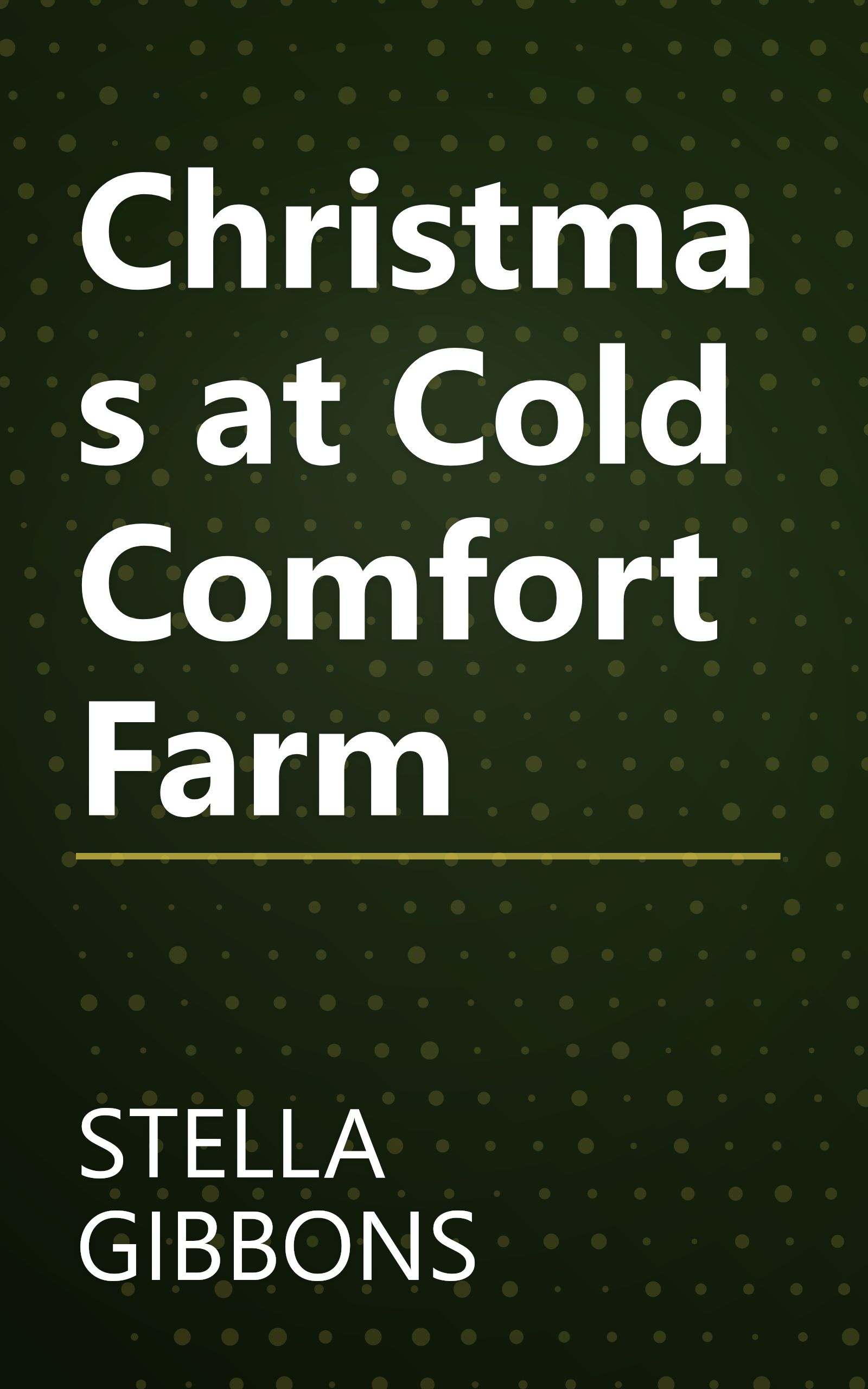 Christmas at Cold Comfort Farm book cover