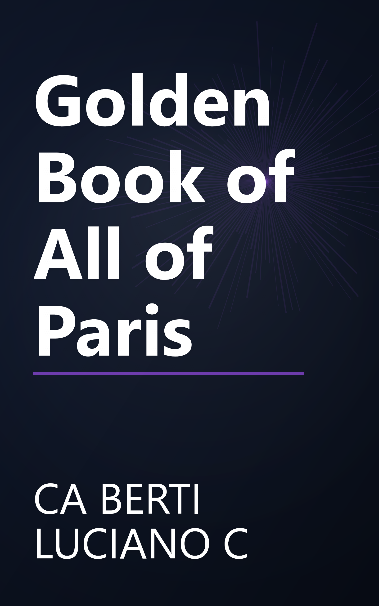 Golden Book of All of Paris book cover
