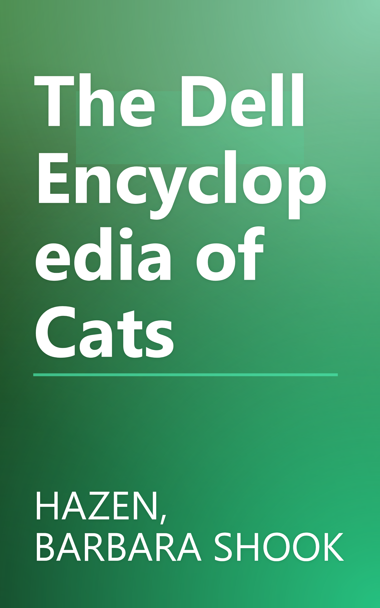 The Dell Encyclopedia of Cats book cover