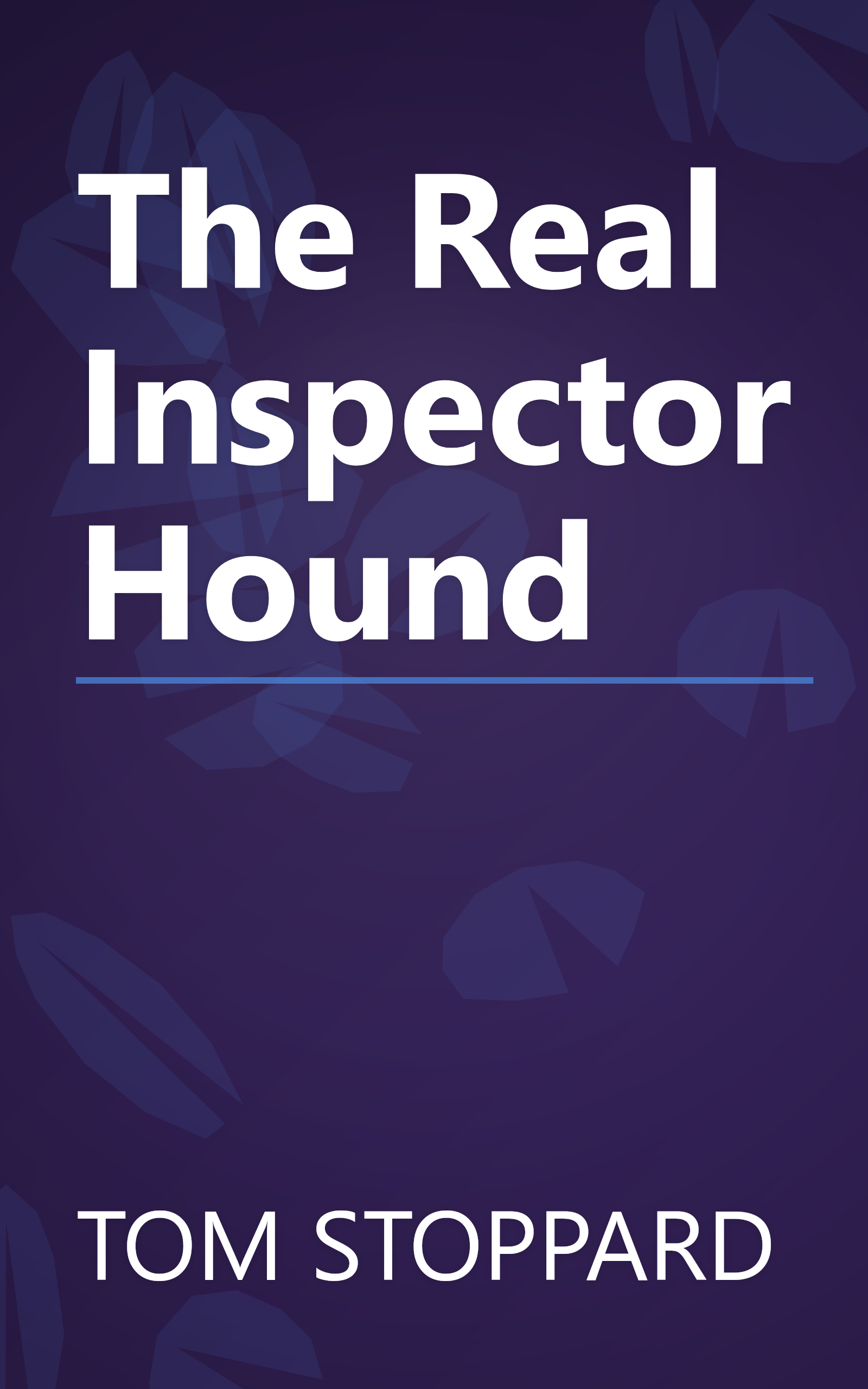The Real Inspector Hound book cover