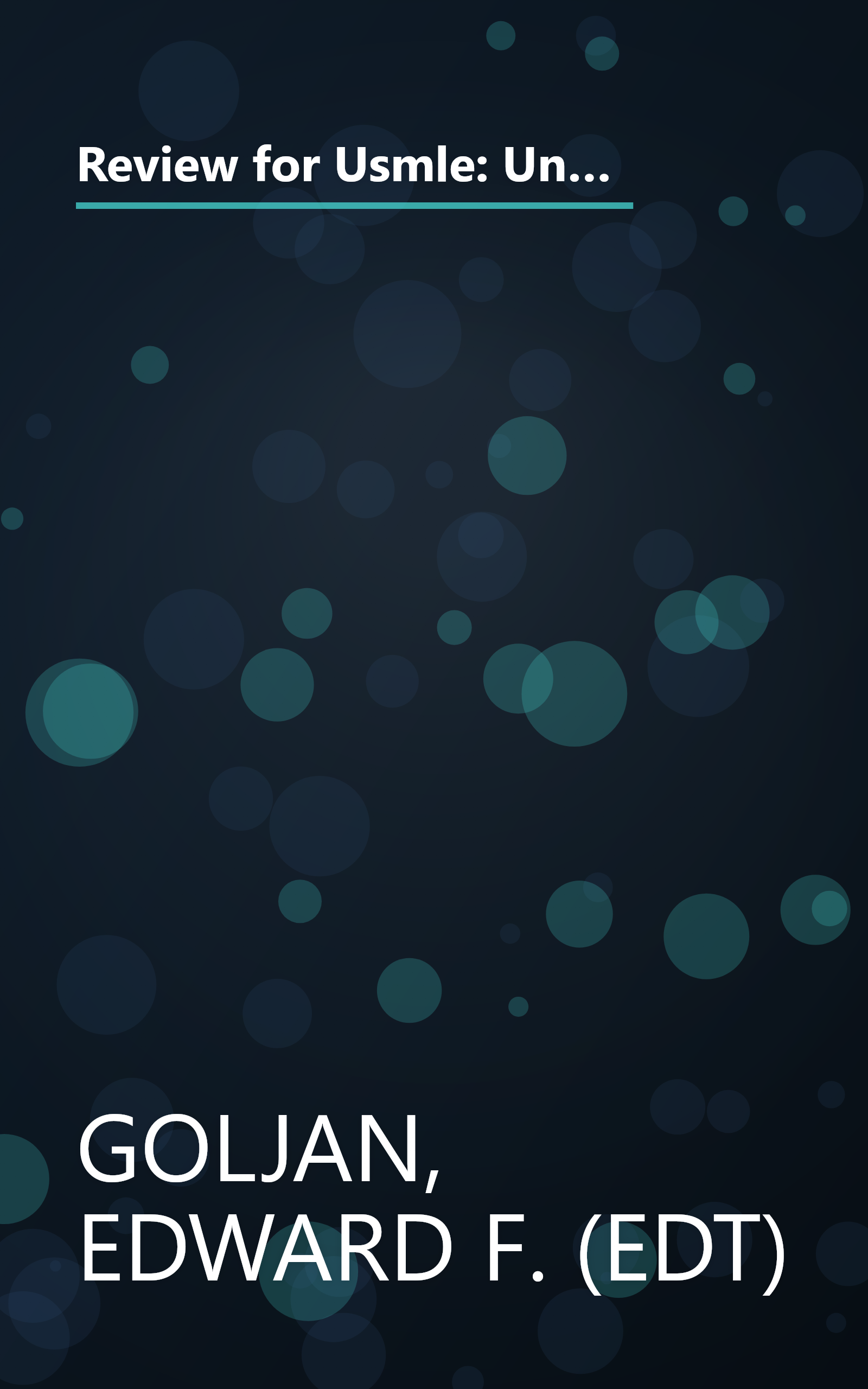 Review for Usmle: United States Medical Licensing Examination, Step 2 (The National Medical Series for Independent Study) book cover