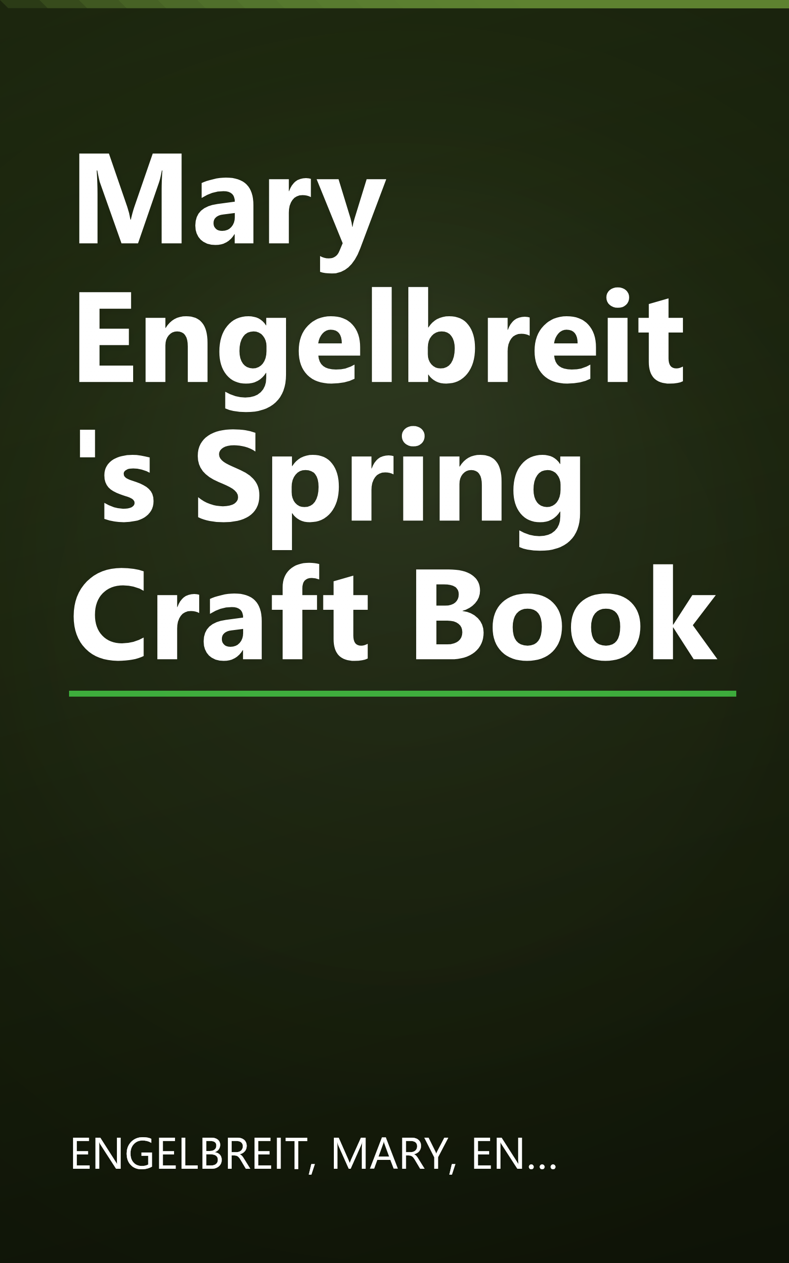 Mary Engelbreit's Spring Craft Book book cover