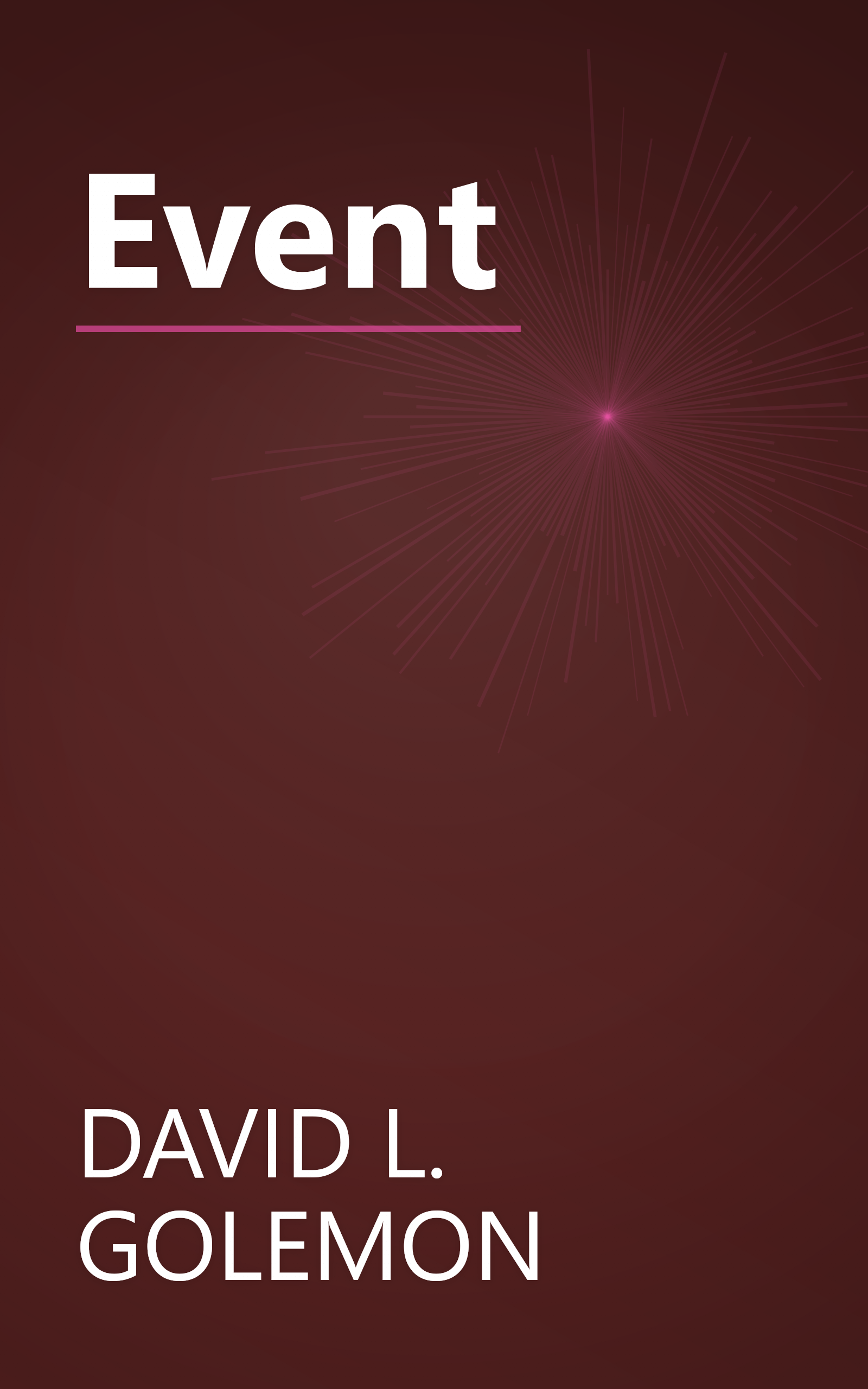 Event book cover