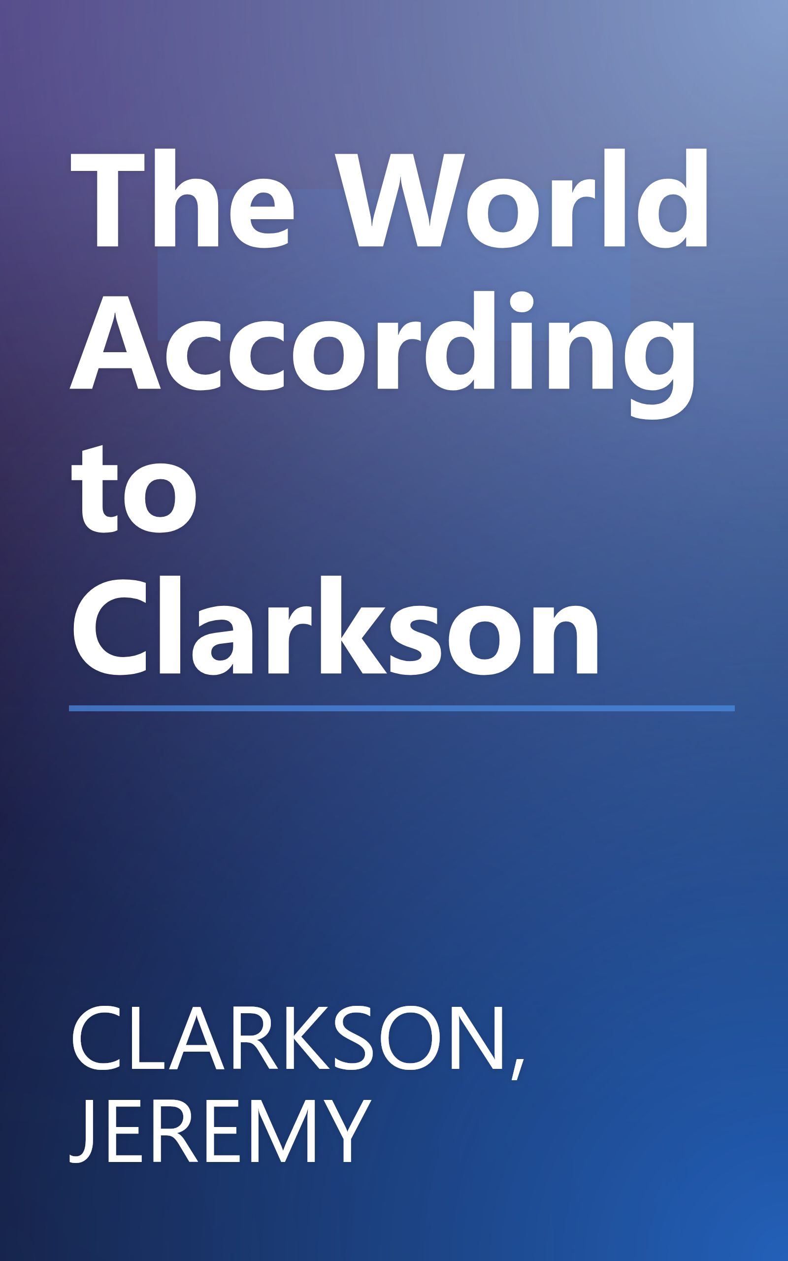 The World According to Clarkson book cover