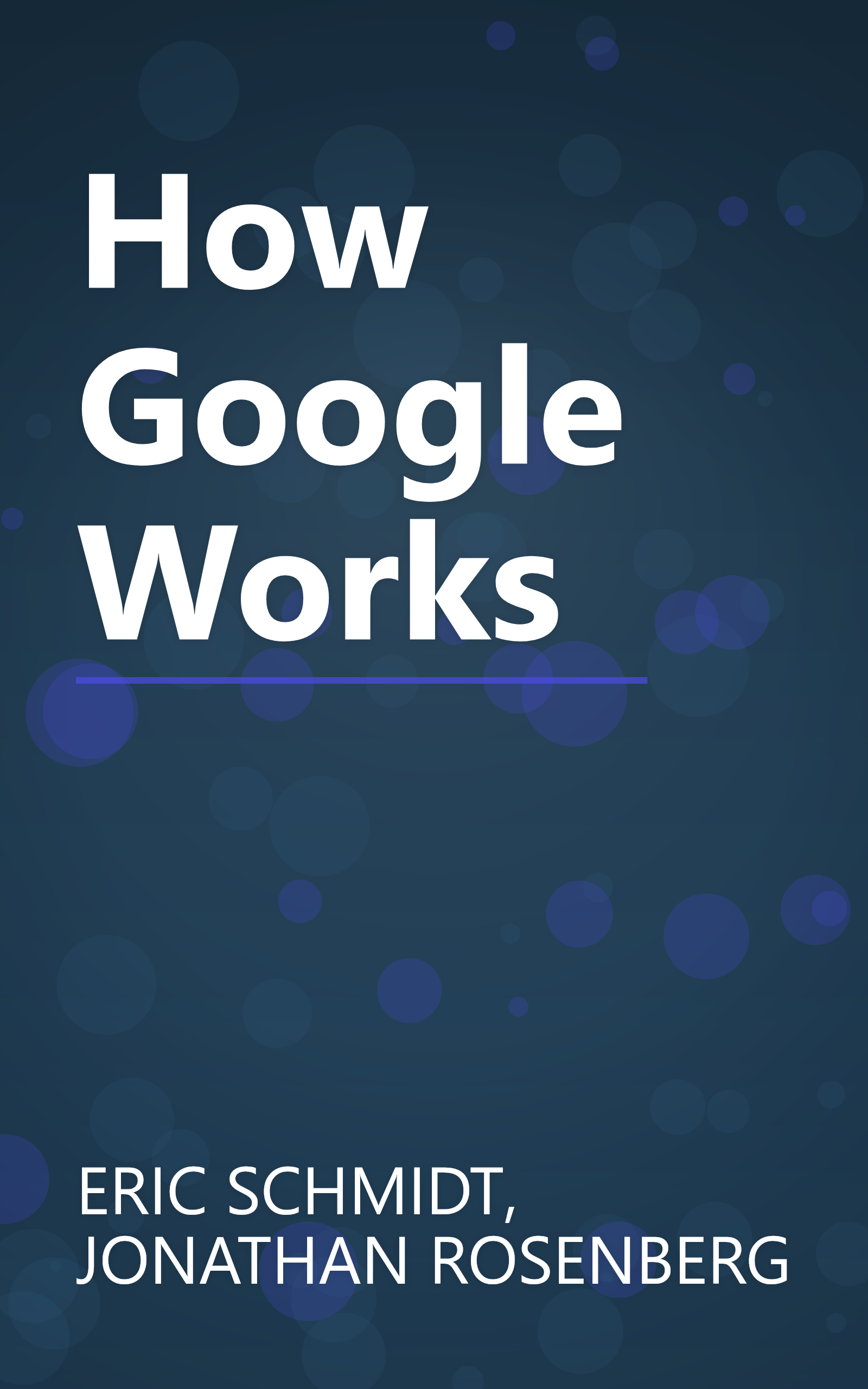 How Google Works book cover