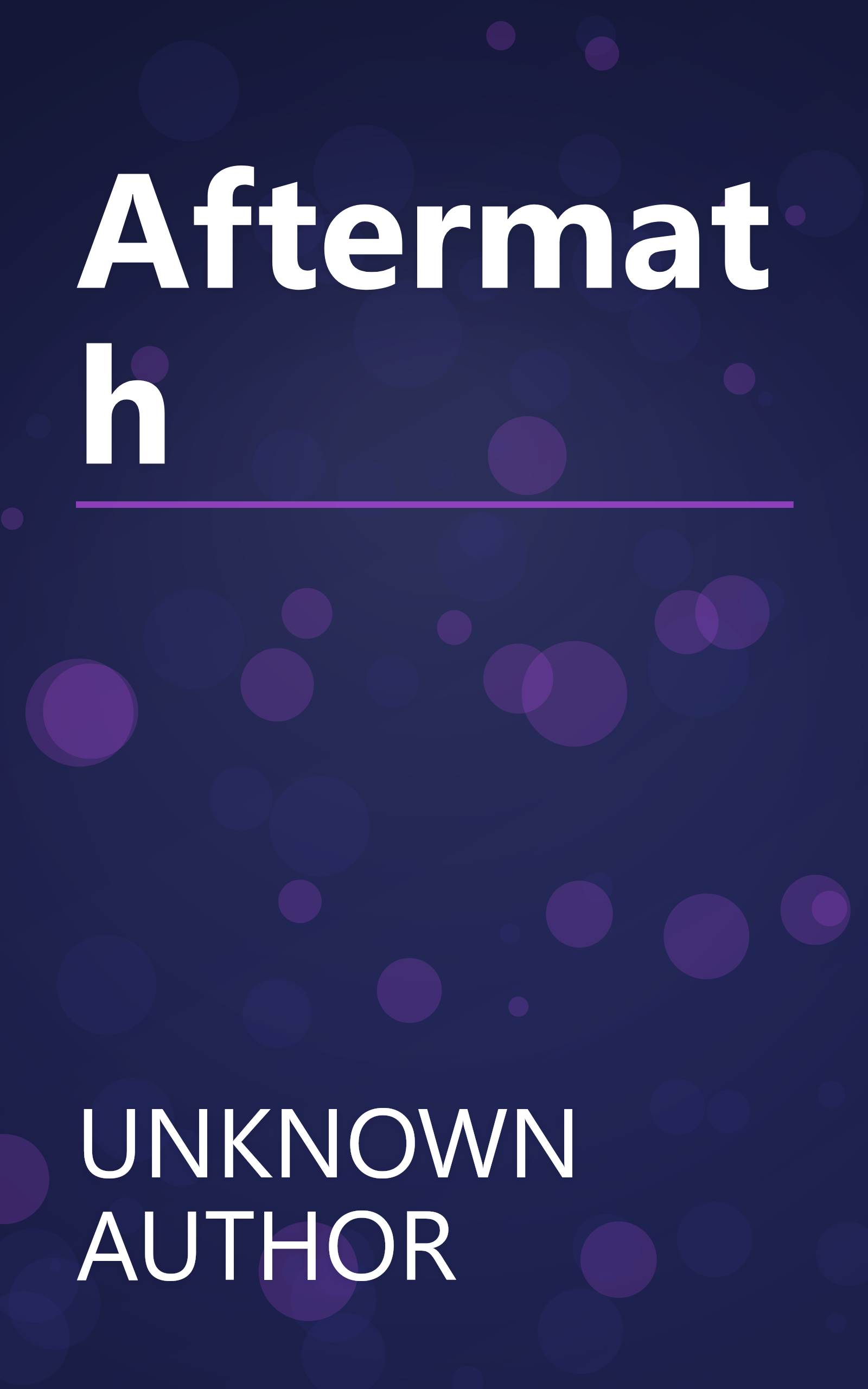Aftermath book cover