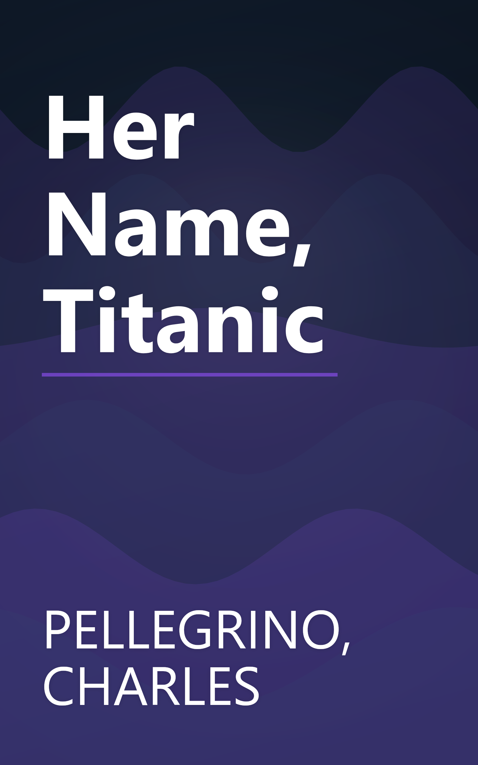 Her Name, Titanic book cover