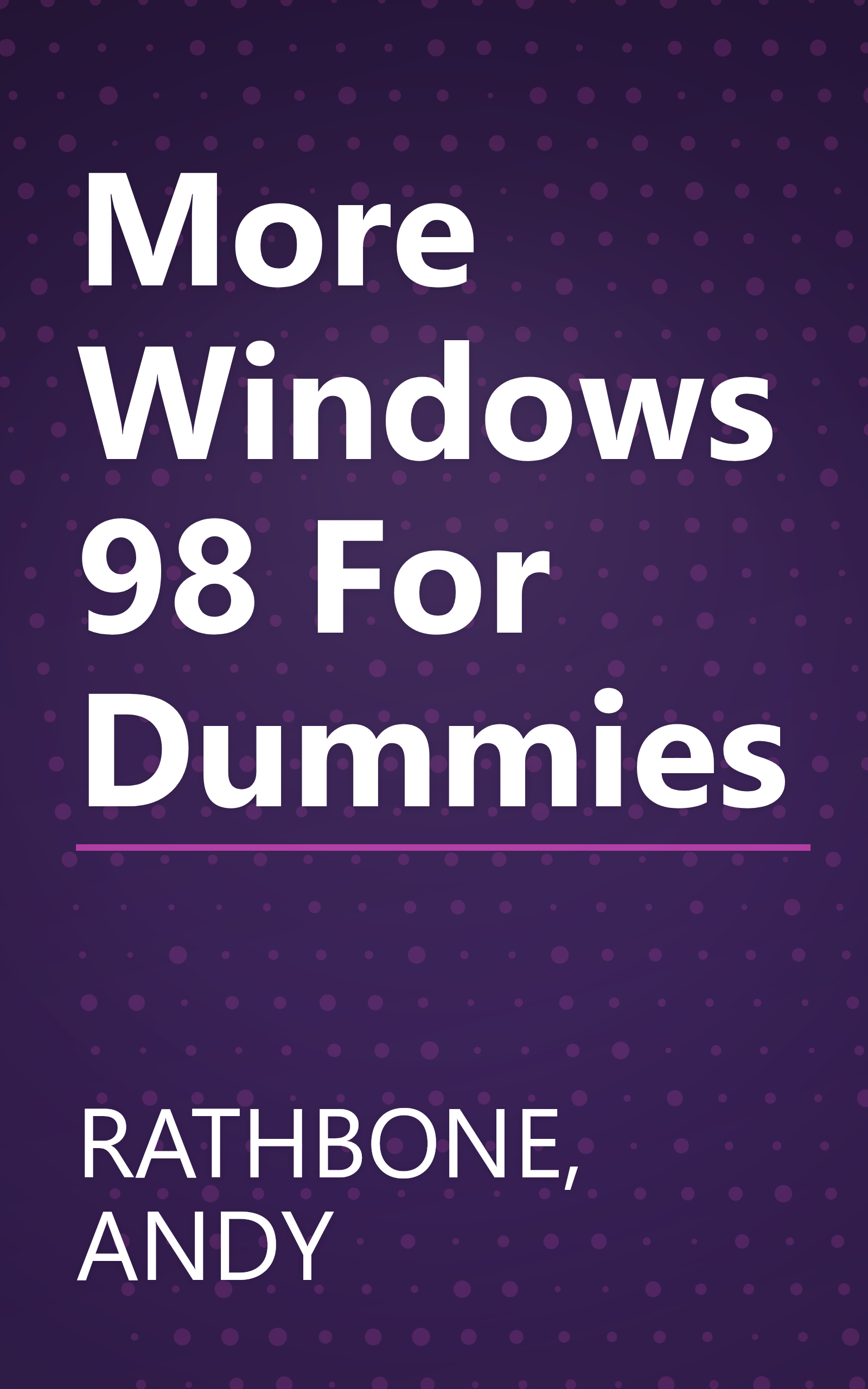 More Windows 98 For Dummies book cover