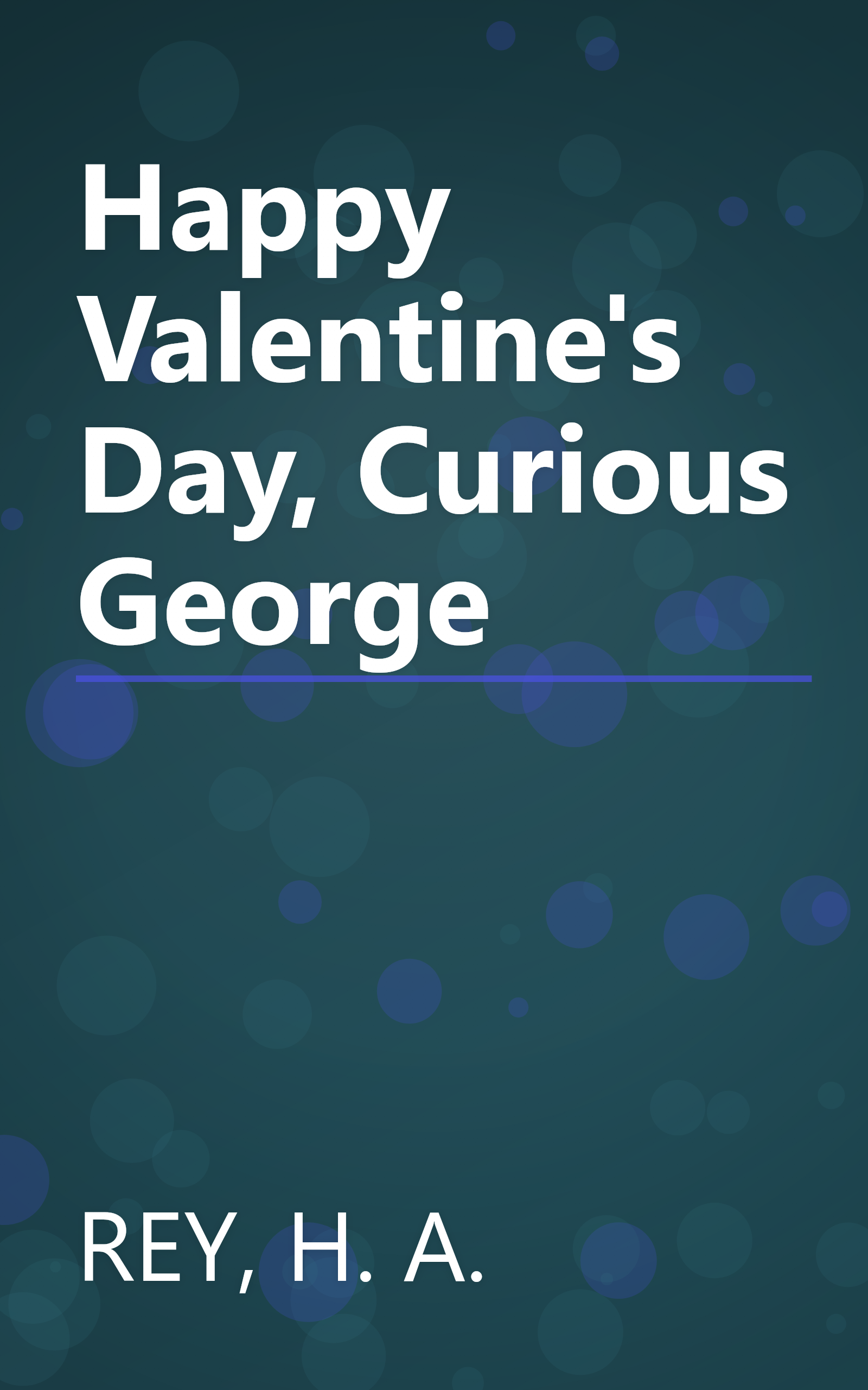 Happy Valentine's Day, Curious George book cover