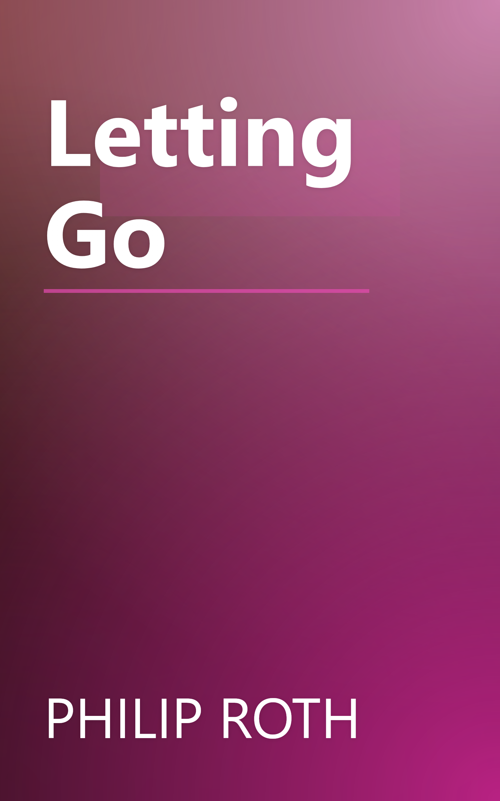 Letting Go book cover