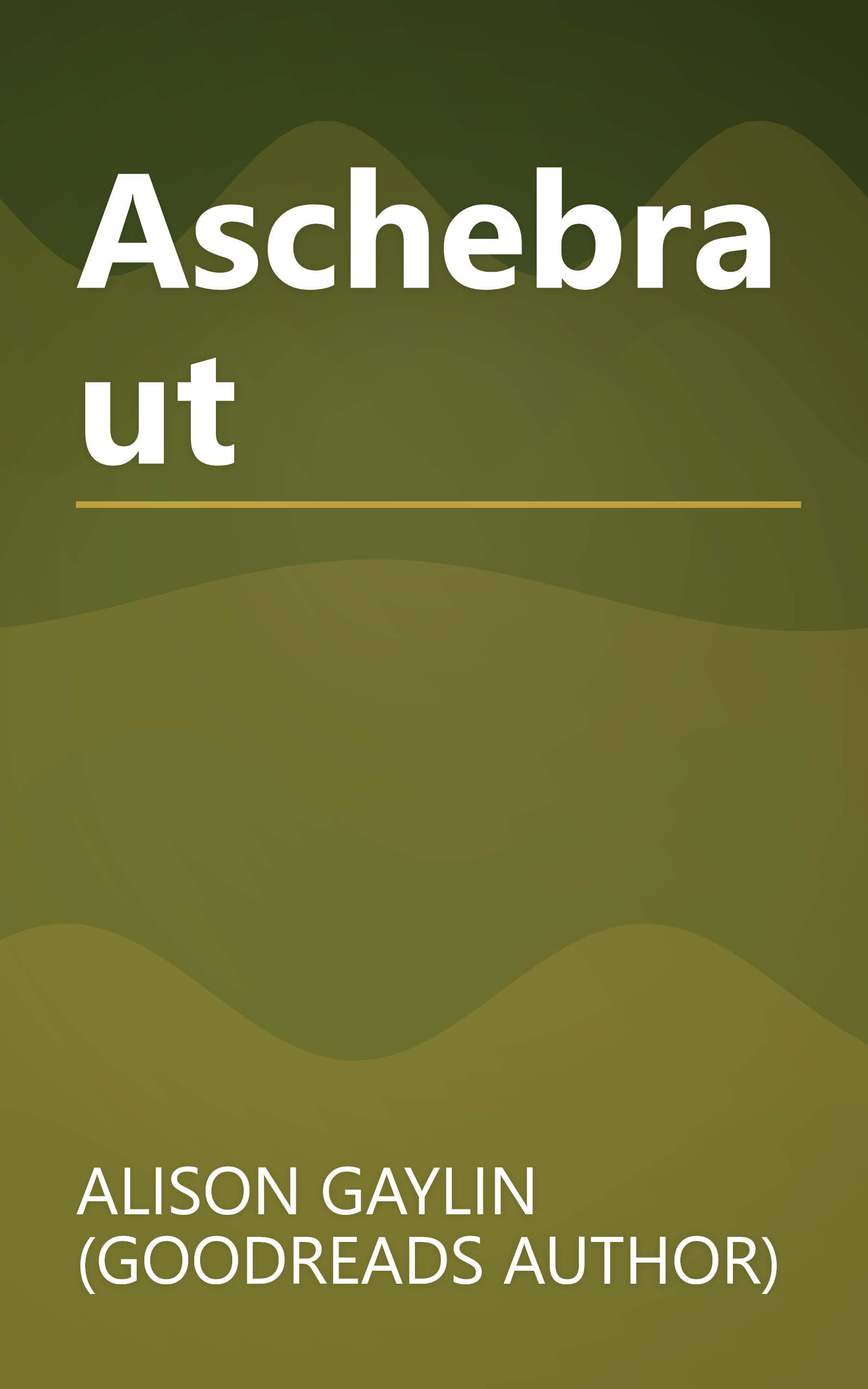 Aschebraut book cover