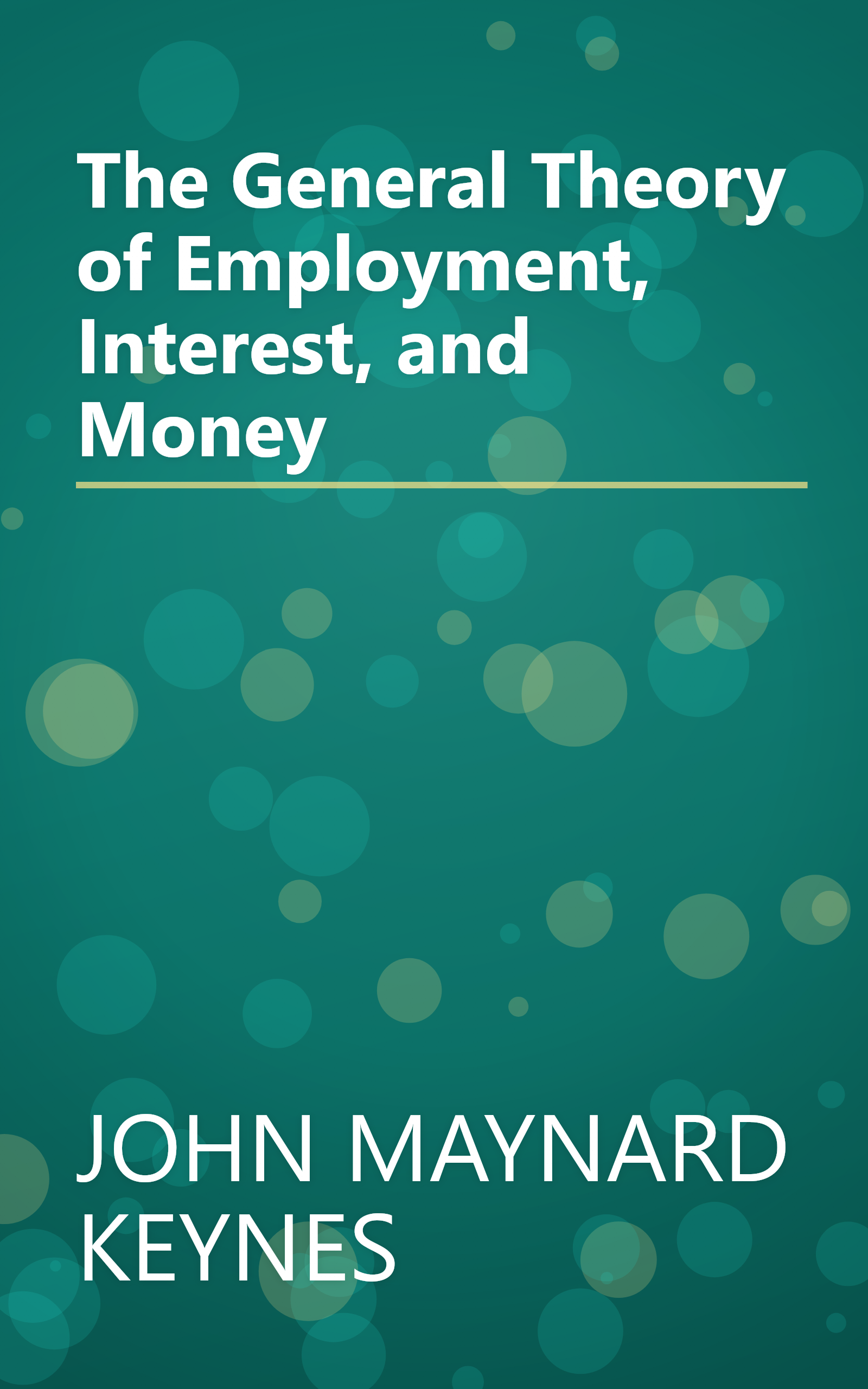 The General Theory of Employment, Interest, and Money book cover