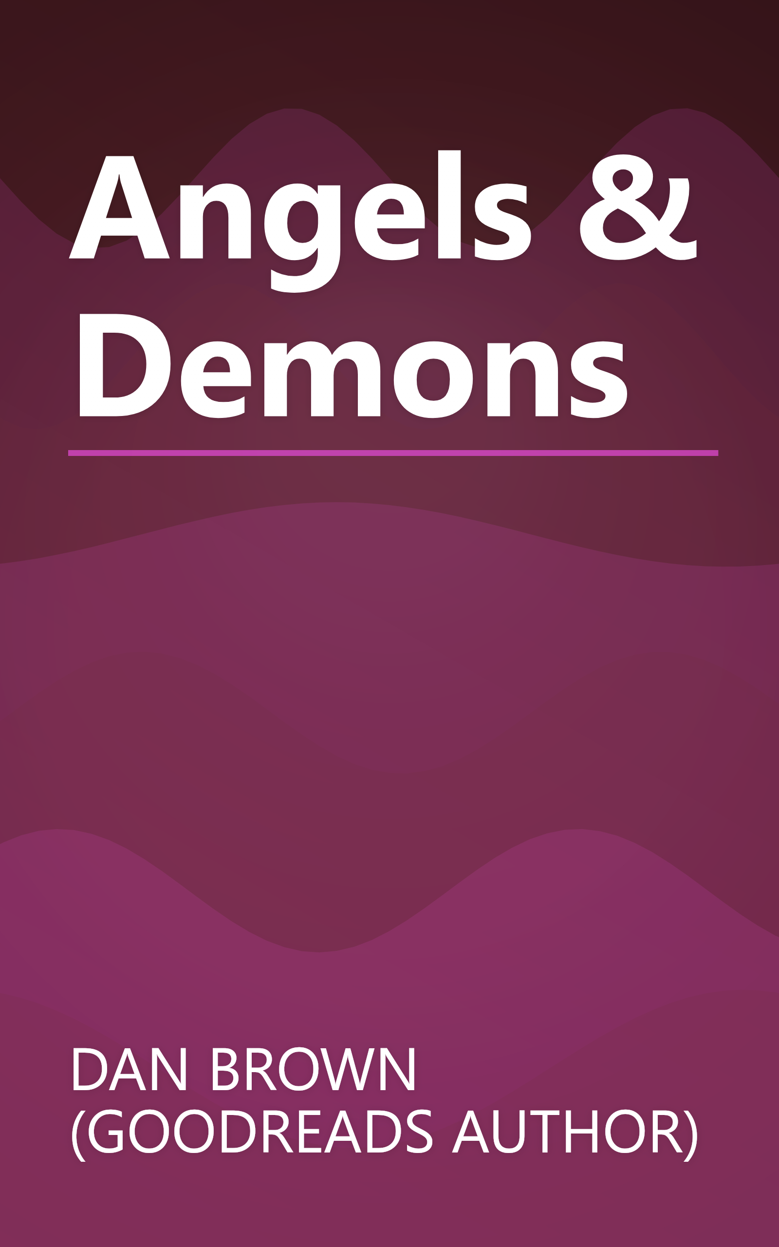 Angels & Demons book cover