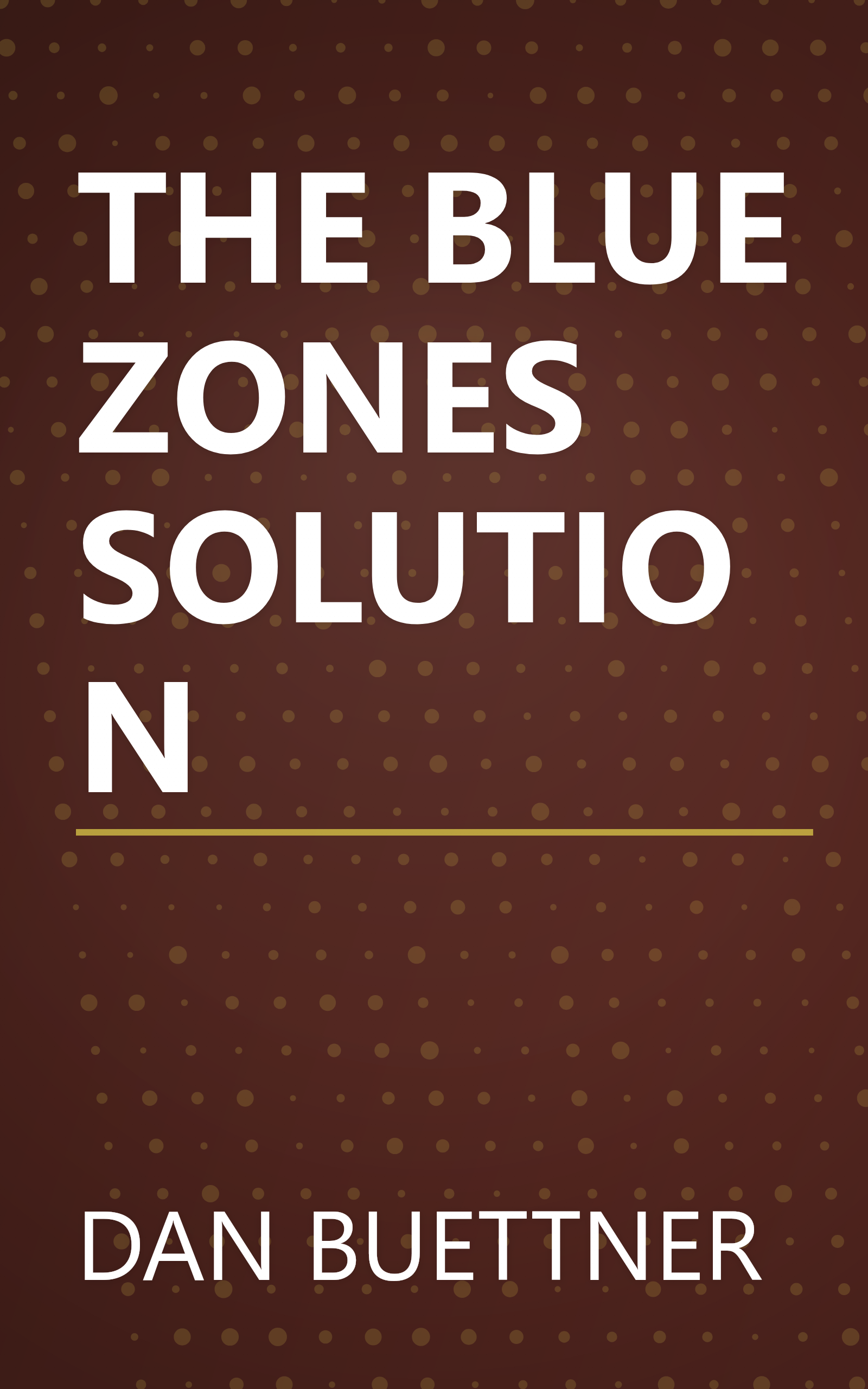 THE BLUE ZONES SOLUTION book cover