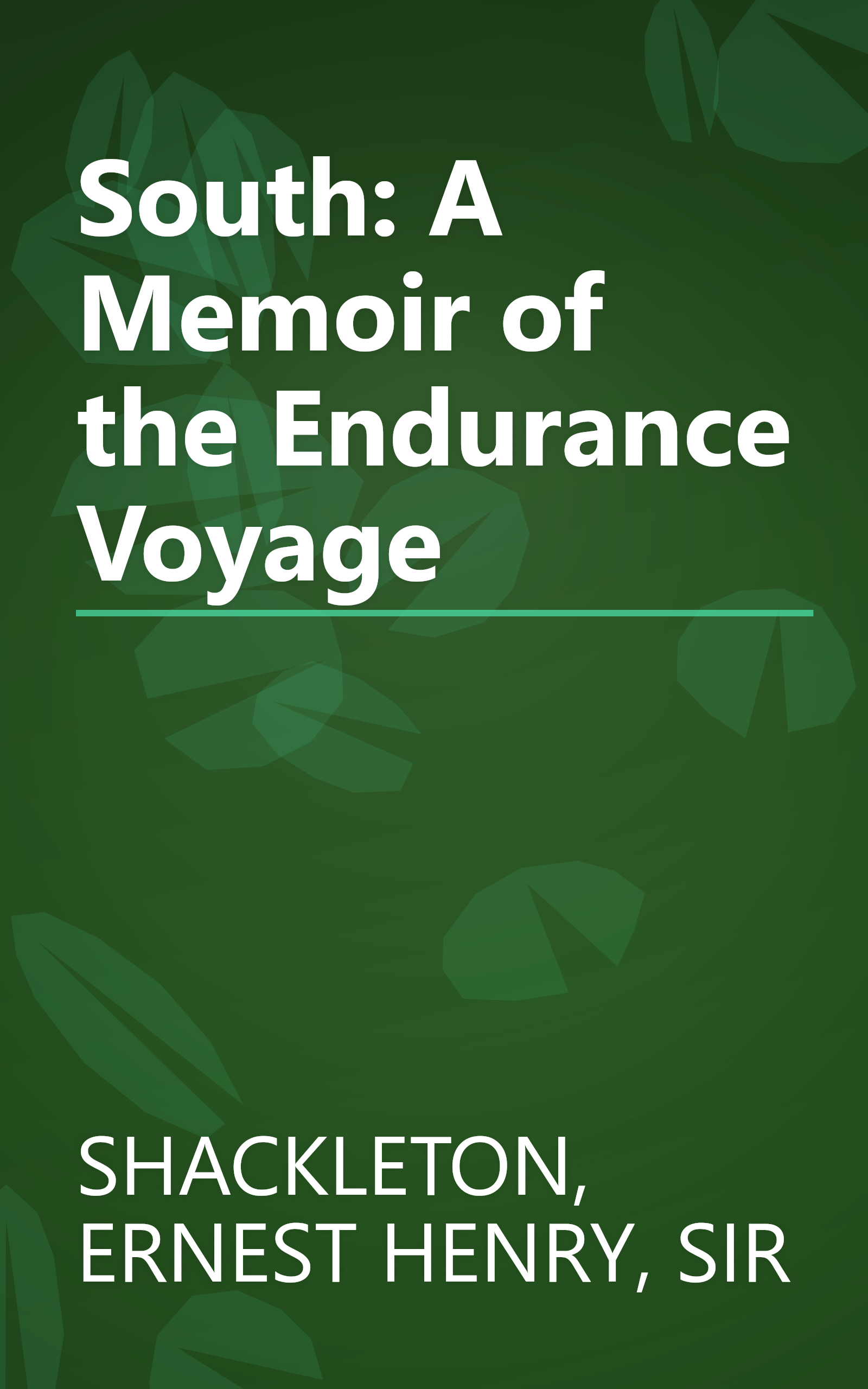 South: A Memoir of the Endurance Voyage book cover
