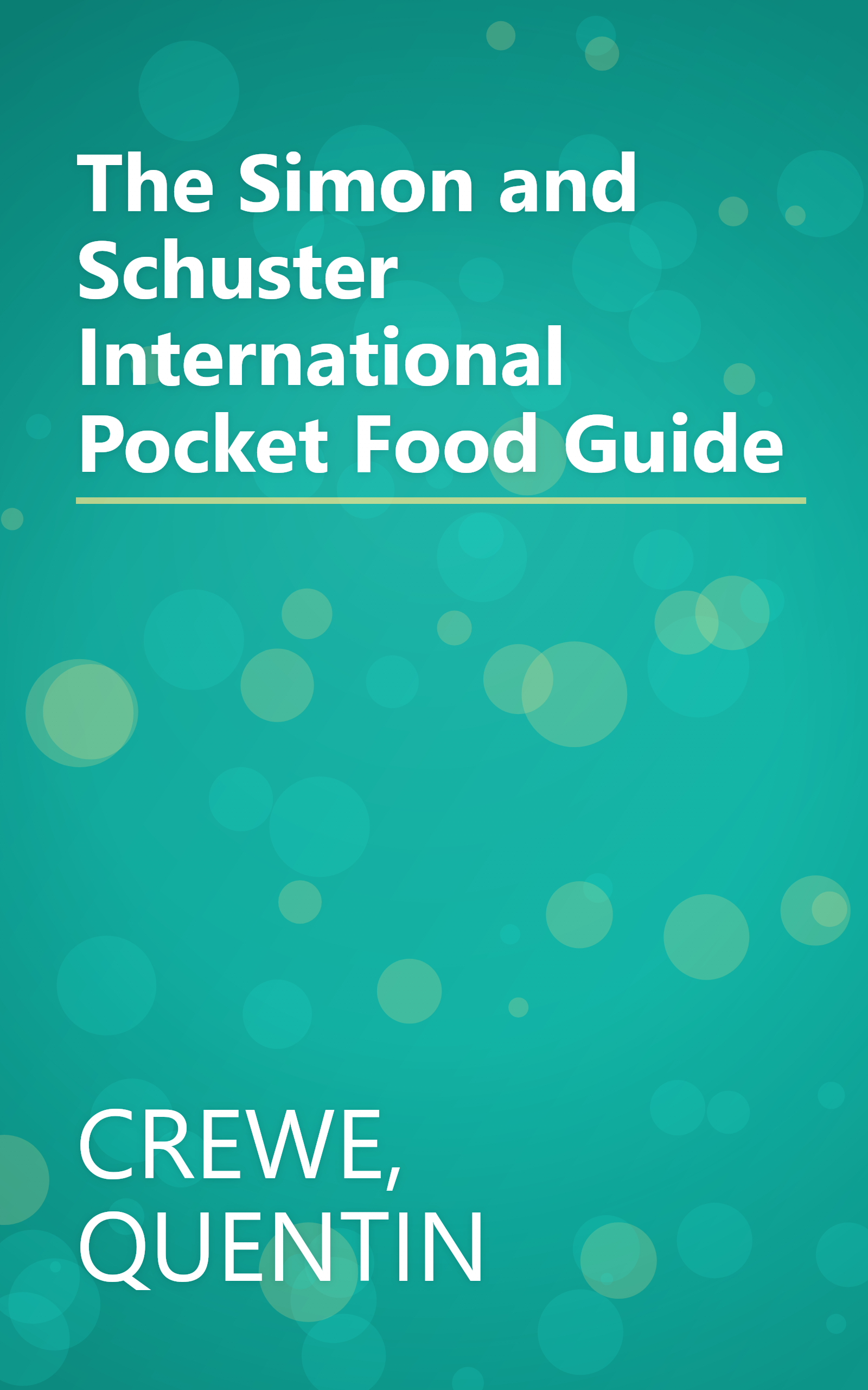 The Simon and Schuster International Pocket Food Guide book cover