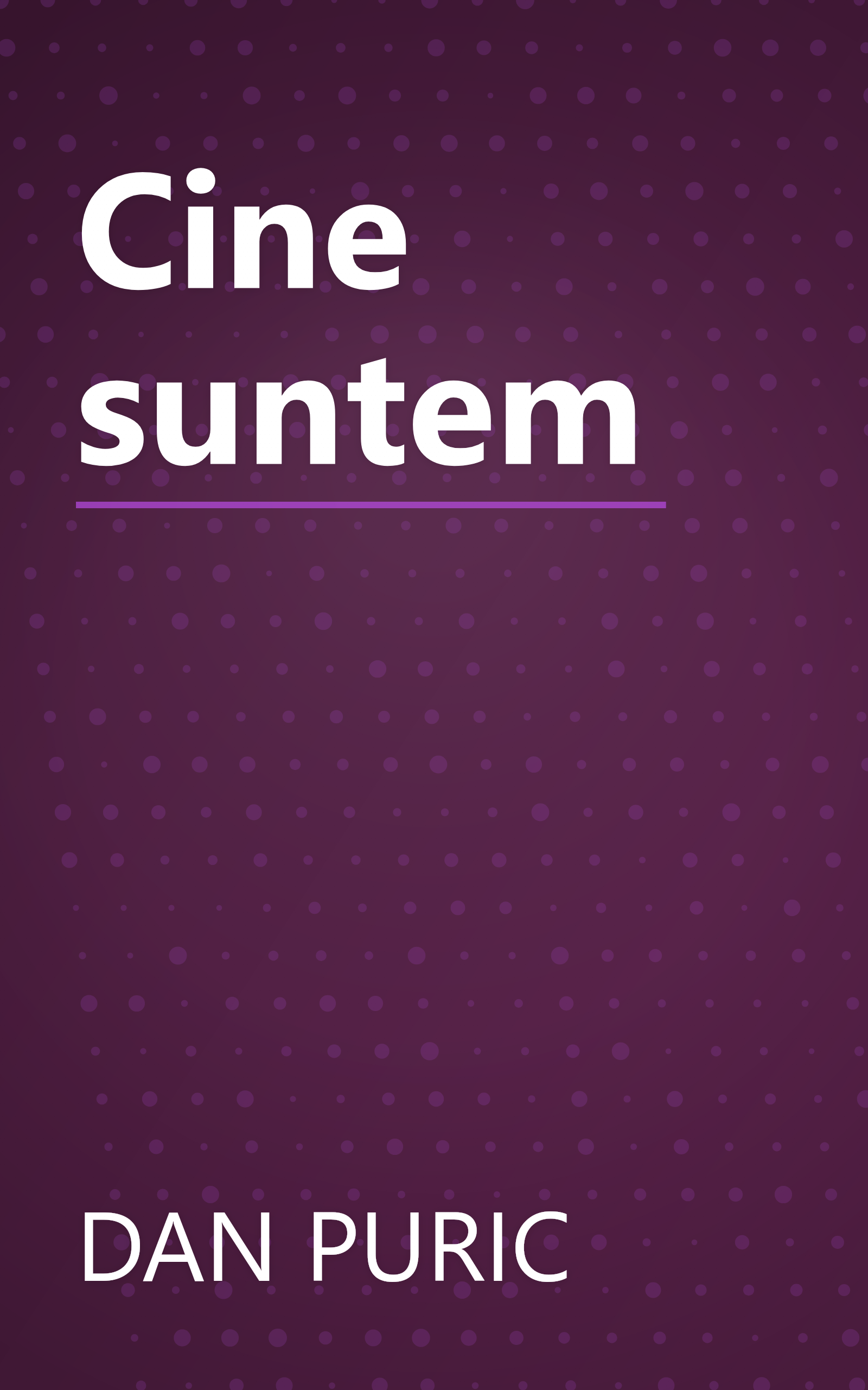 Cine suntem book cover