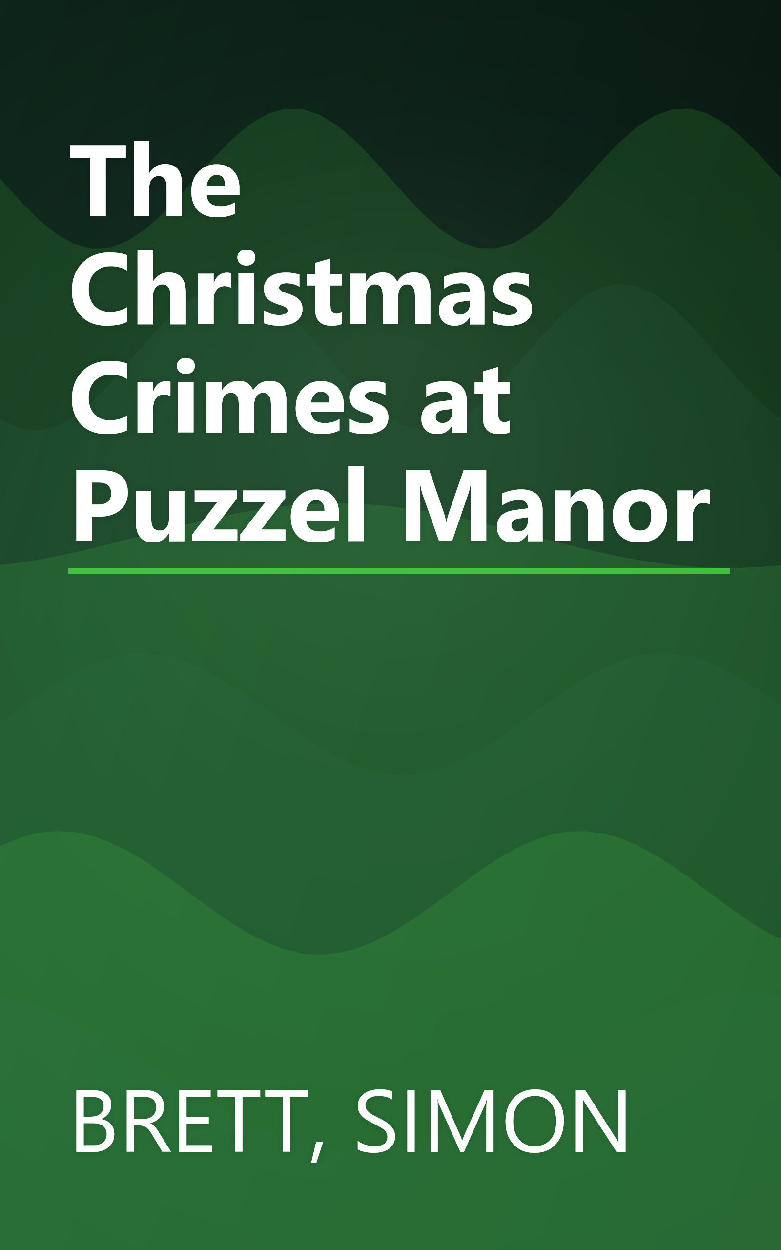 The Christmas Crimes at Puzzel Manor book cover