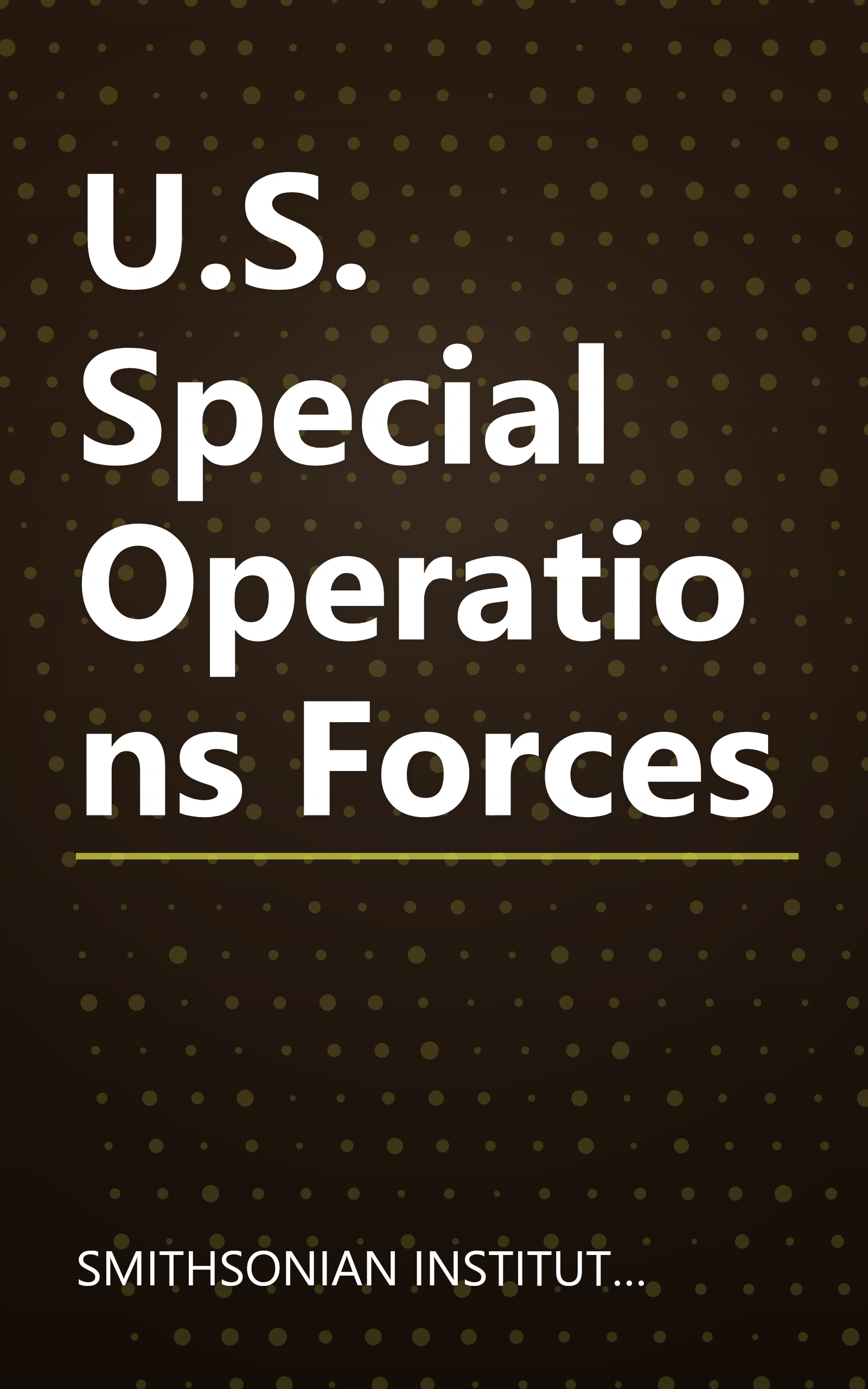 U.S. Special Operations Forces book cover