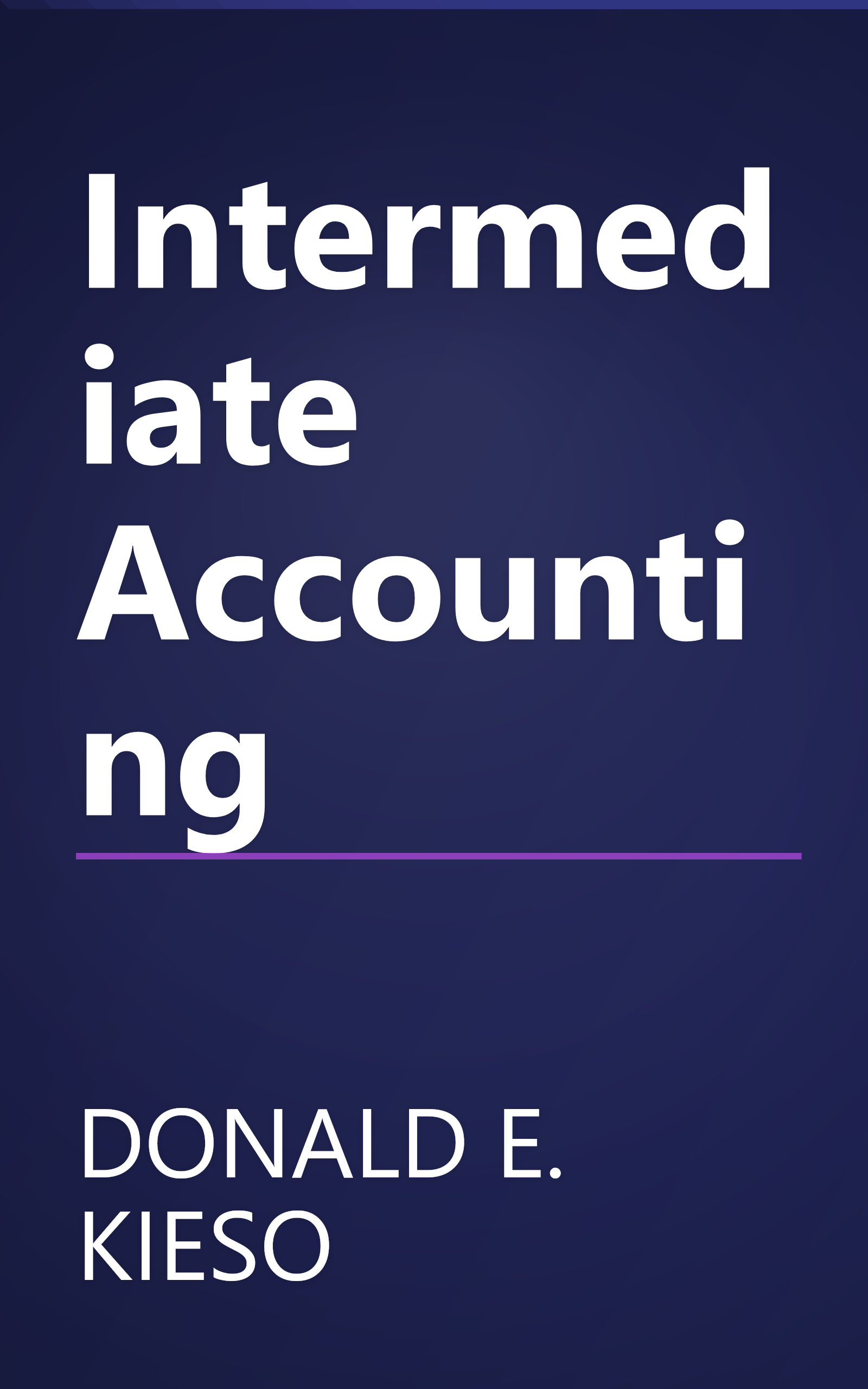 Intermediate Accounting book cover