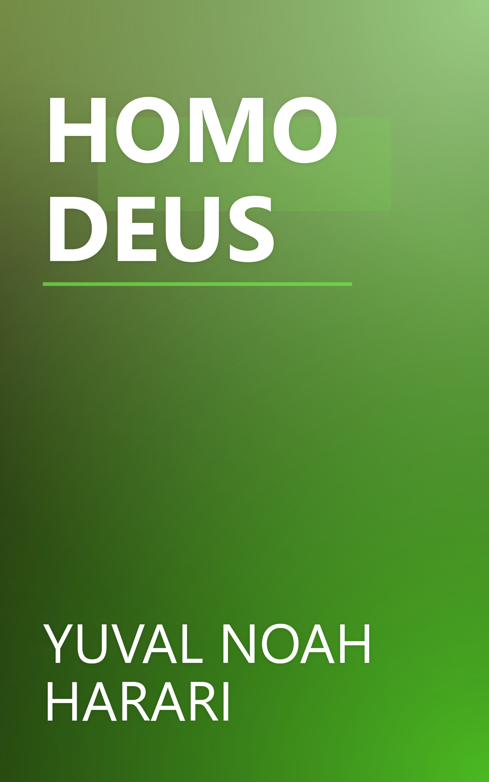 HOMO DEUS book cover