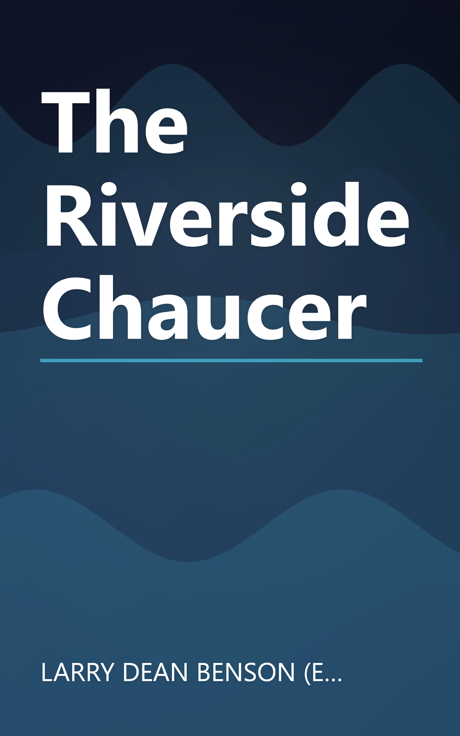 The Riverside Chaucer book cover