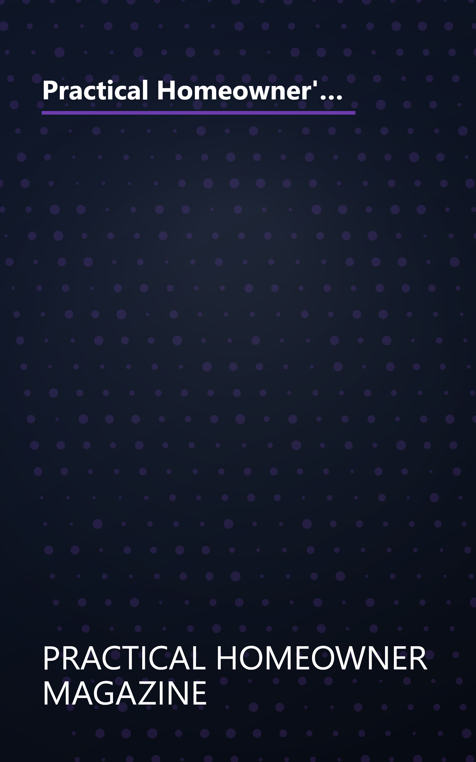 Practical Homeowner's 1987 Do-It-Yourself Annual: Best Remodeling Options for Today's Home (Practical Homeowner's Do-It-Yourself Annual) book cover