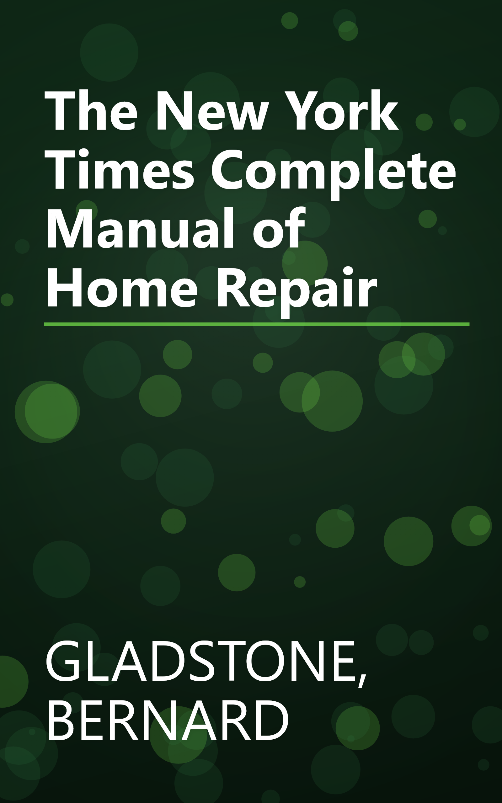 The New York Times Complete Manual of Home Repair book cover