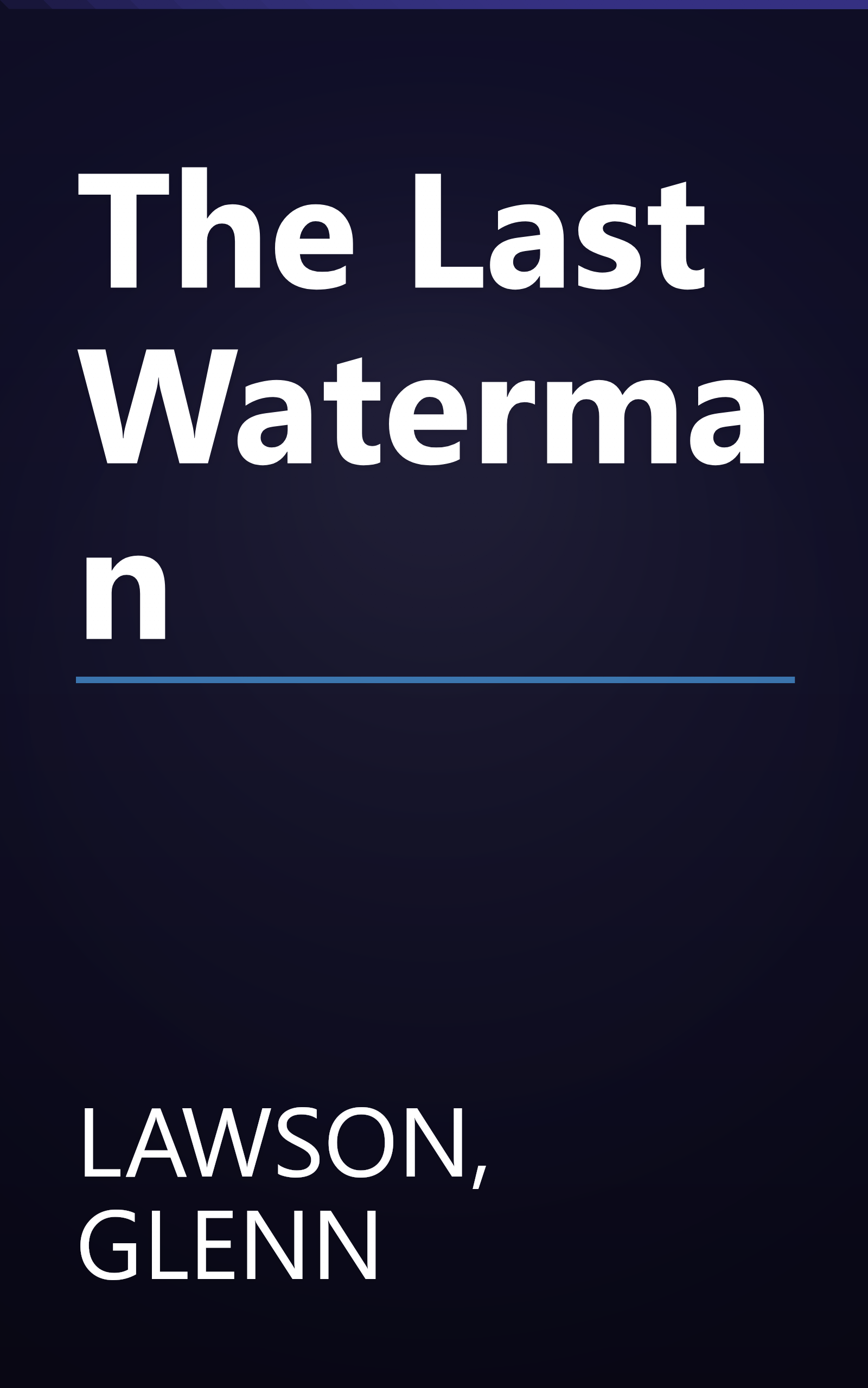 The Last Waterman book cover
