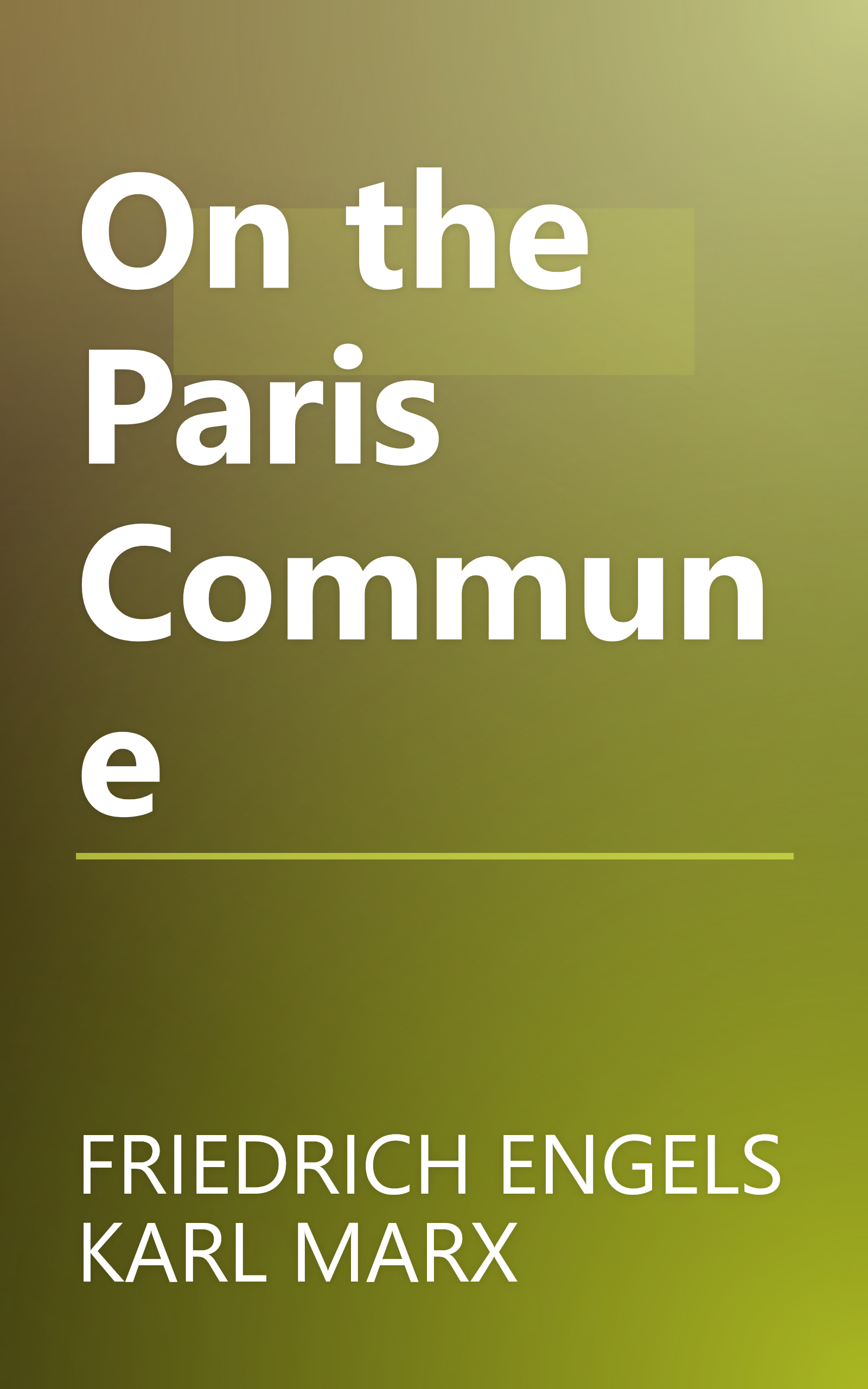 On the Paris Commune book cover