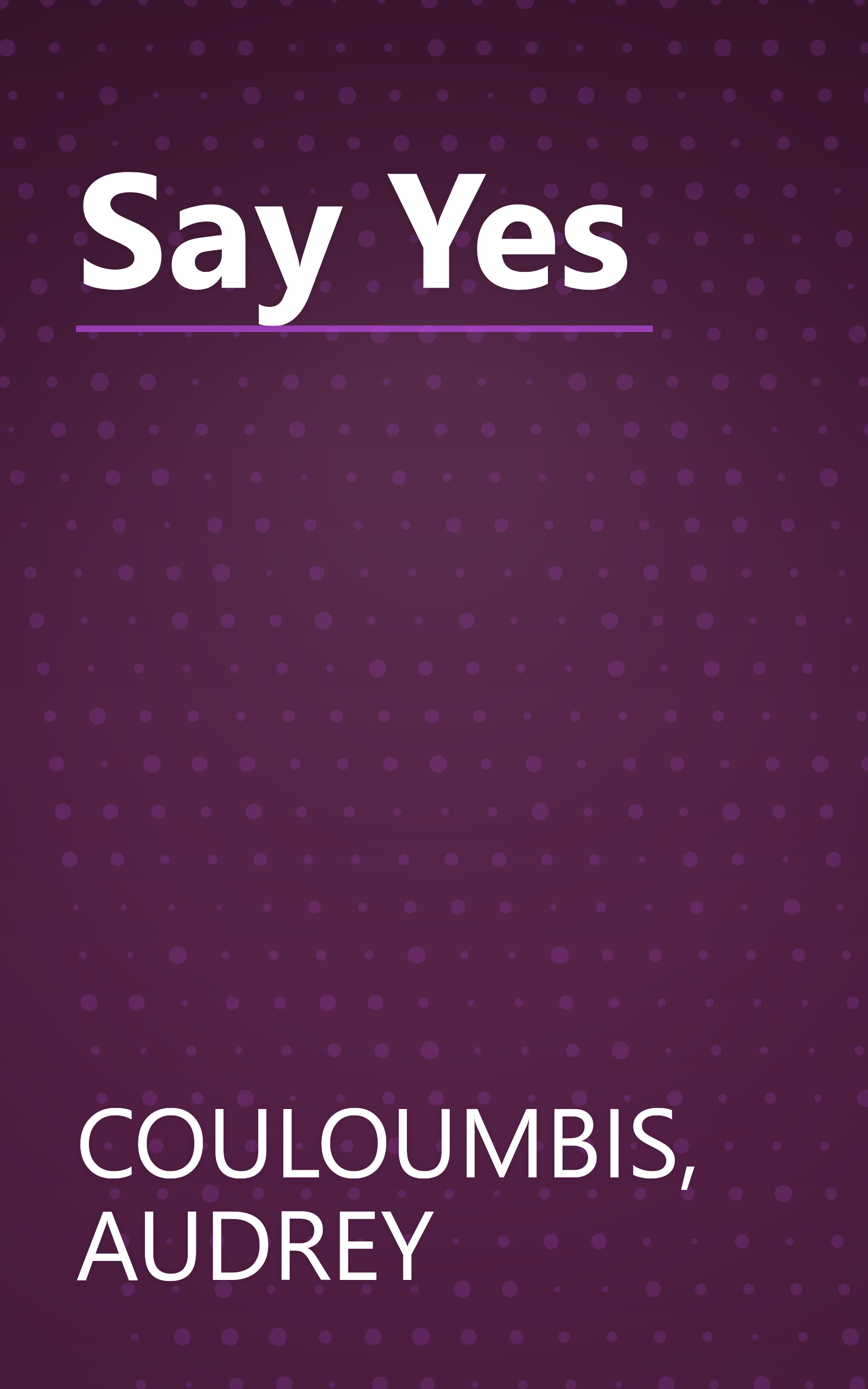 Say Yes book cover