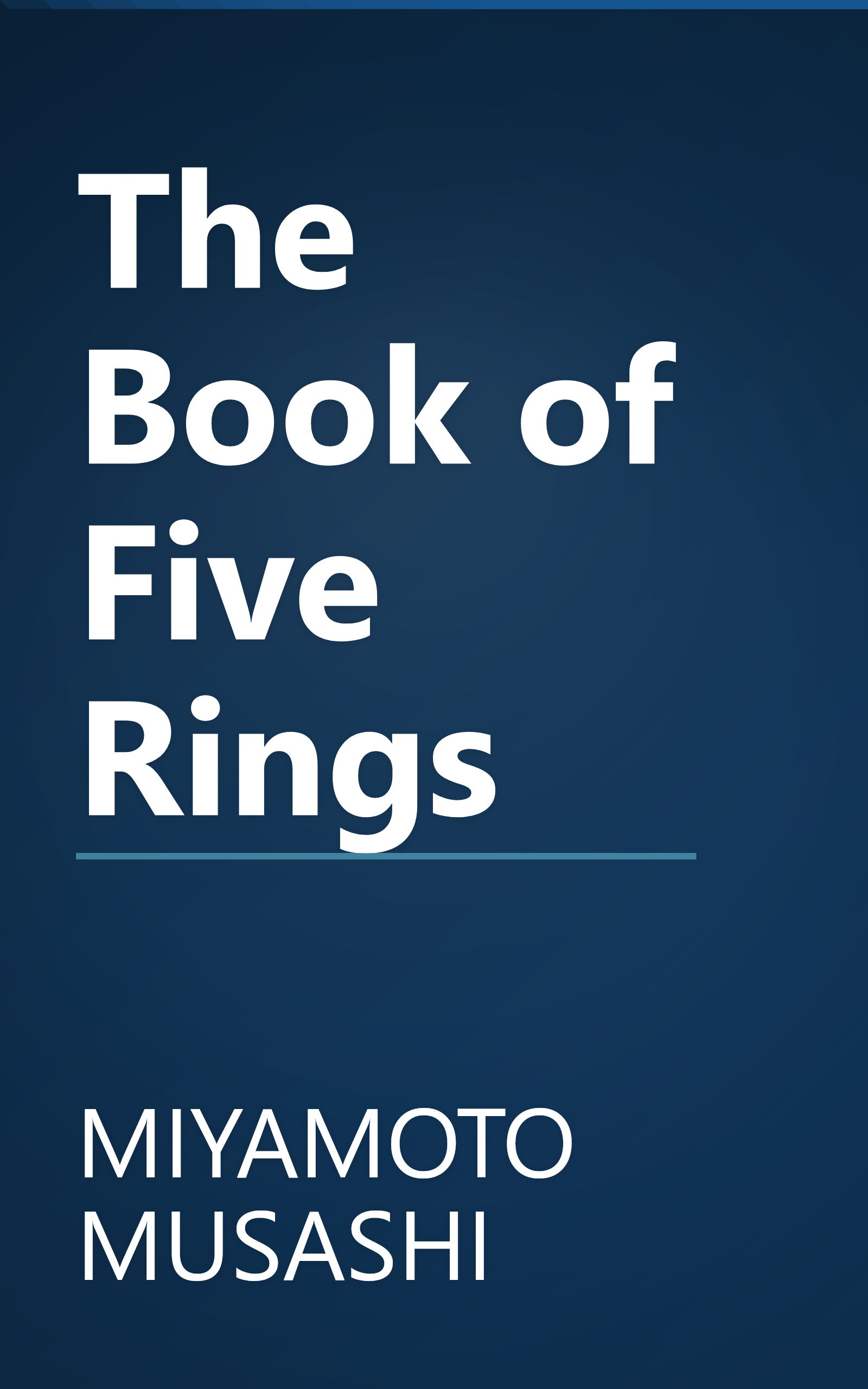 The Book of Five Rings book cover